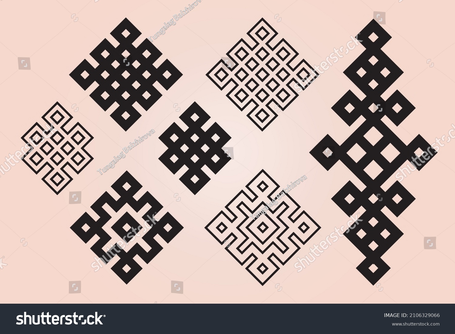 Endless Eternity Knot Vector Illustration Stock Vector (Royalty Free ...