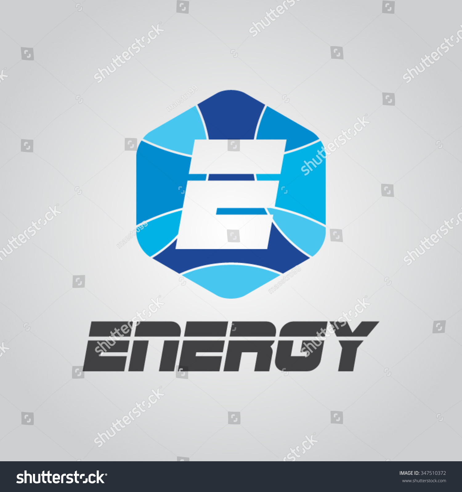 Energy Letter E Logo Stock Vector (Royalty Free) 347510372 | Shutterstock