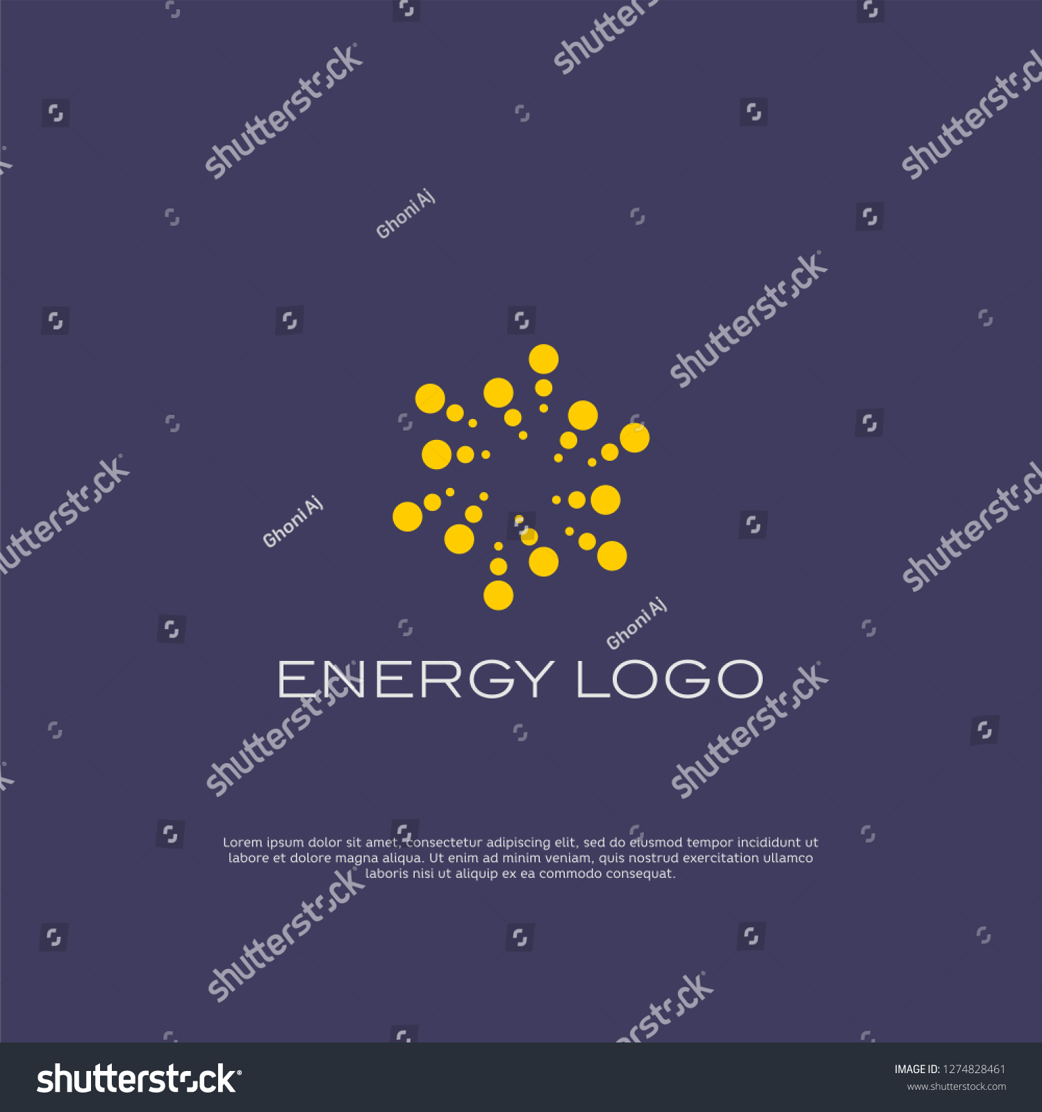 Energy Logo Design Template Creative Sign Stock Vector (Royalty Free ...