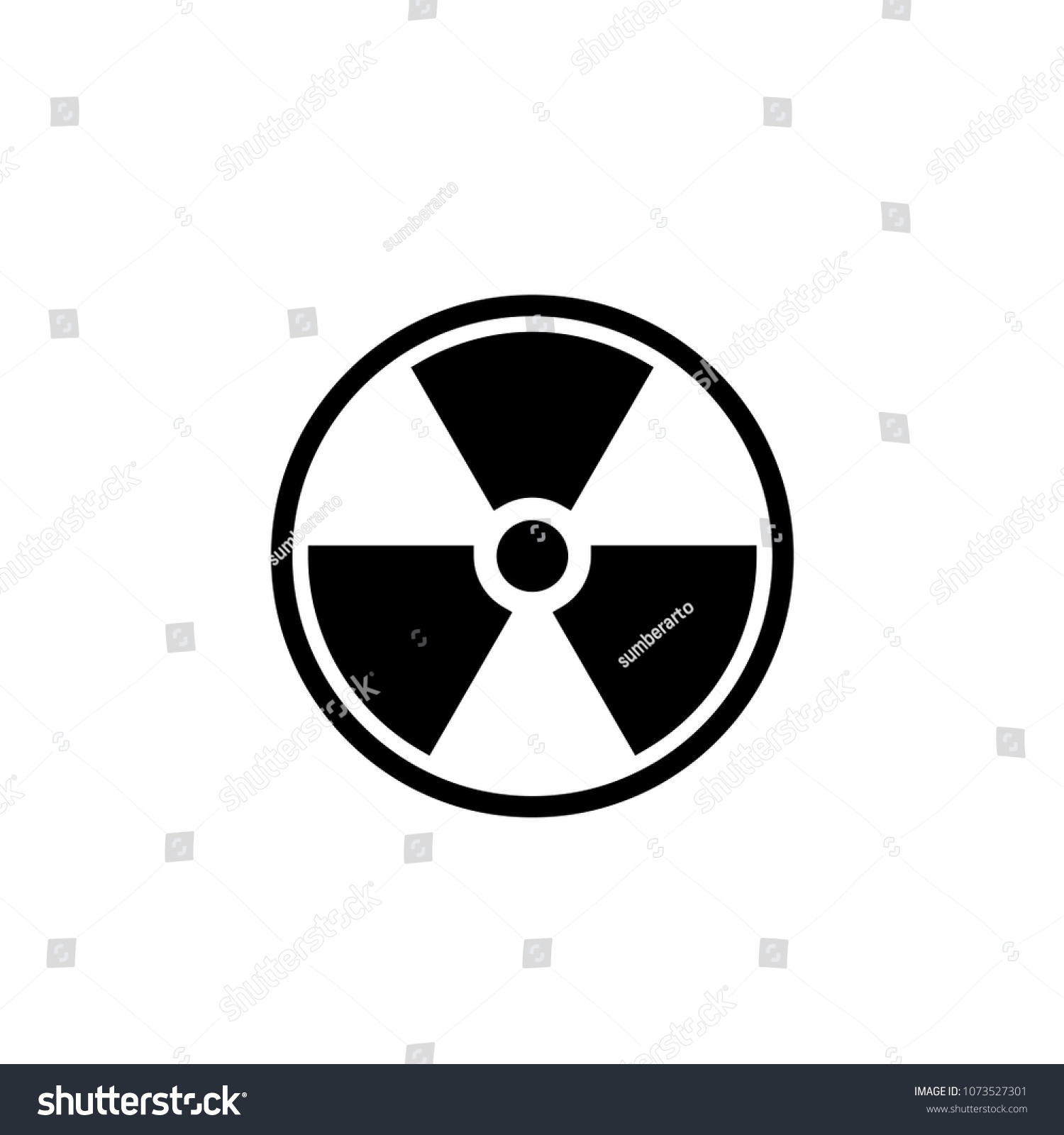 Energy Nuclear Atom Icon Vector Template Stock Vector (Royalty Free ...