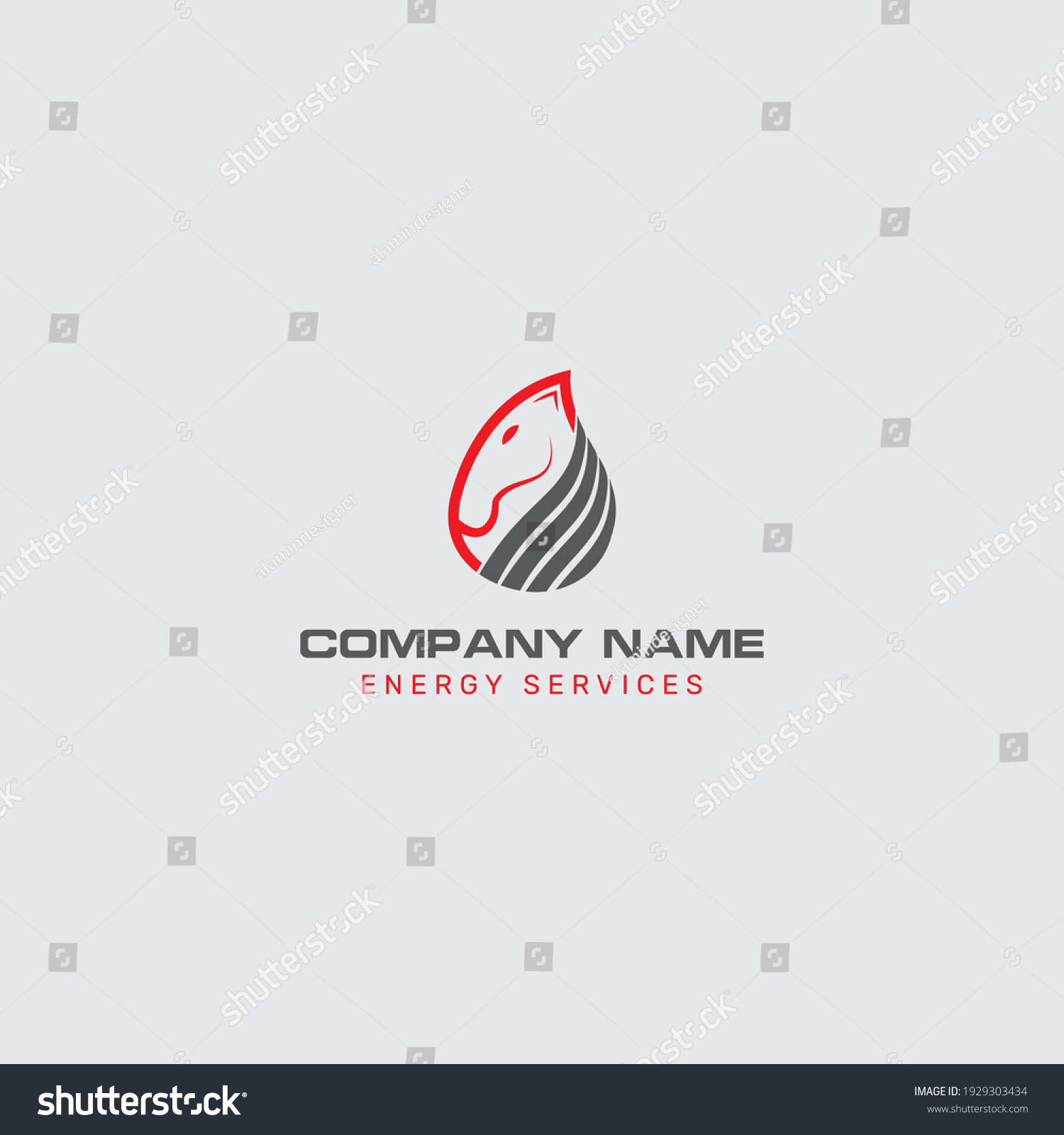 Energy Services Logo Design Template Stock Vector (Royalty Free ...