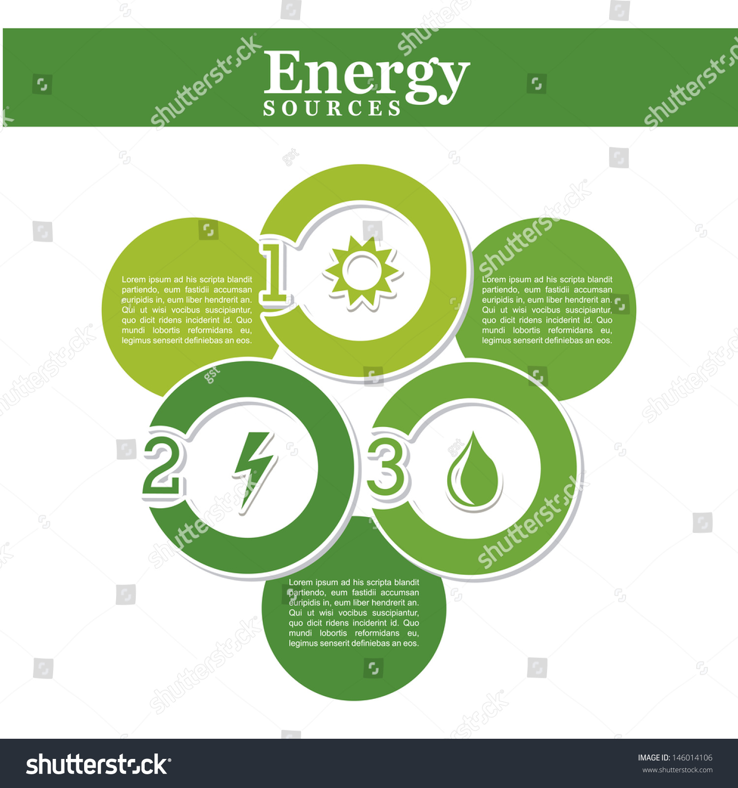 Energy Source Over White Background Vector Stock Vector (Royalty Free ...
