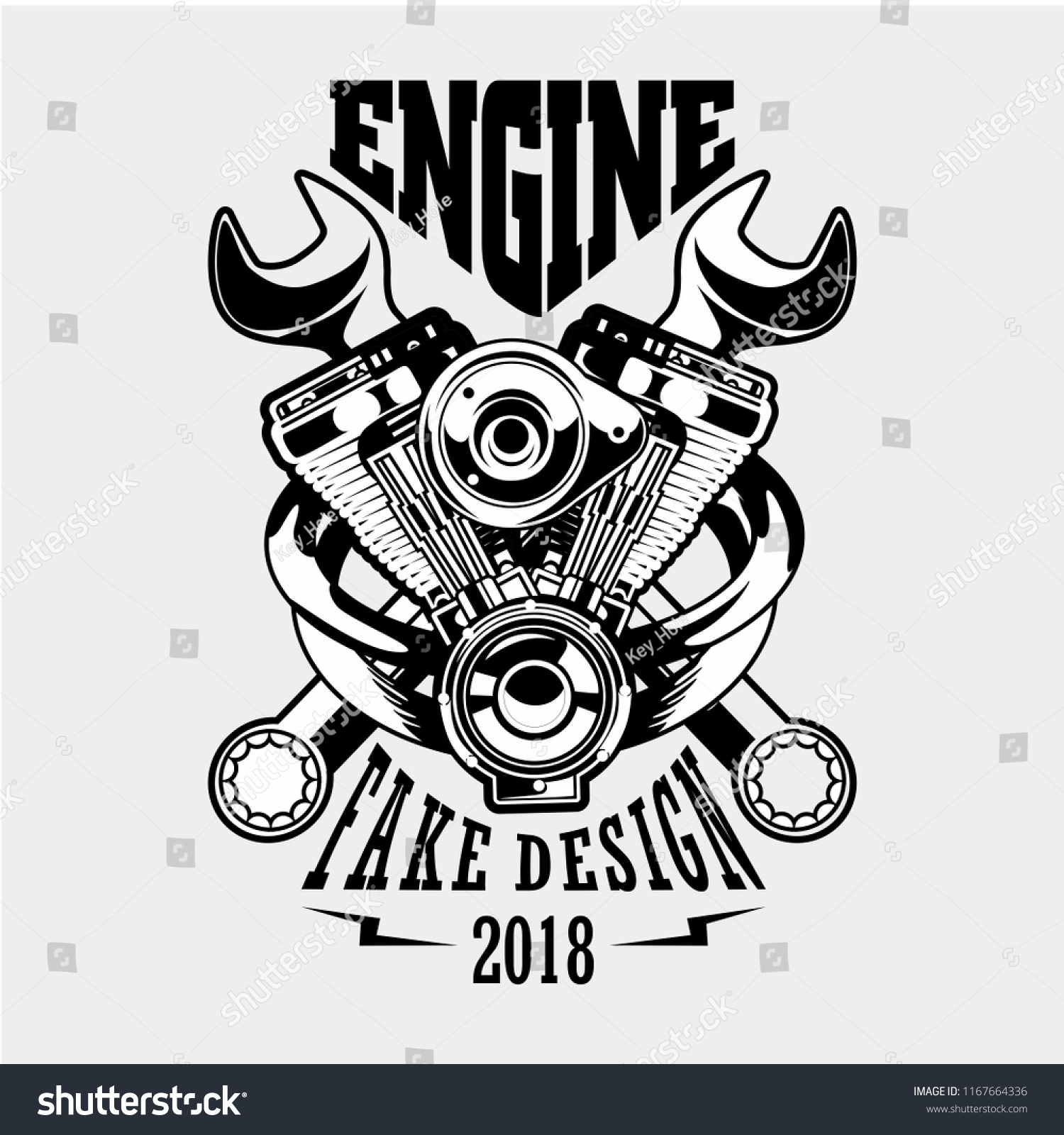 Engine Garage Logo Stock Vector (Royalty Free) 1167664336 | Shutterstock