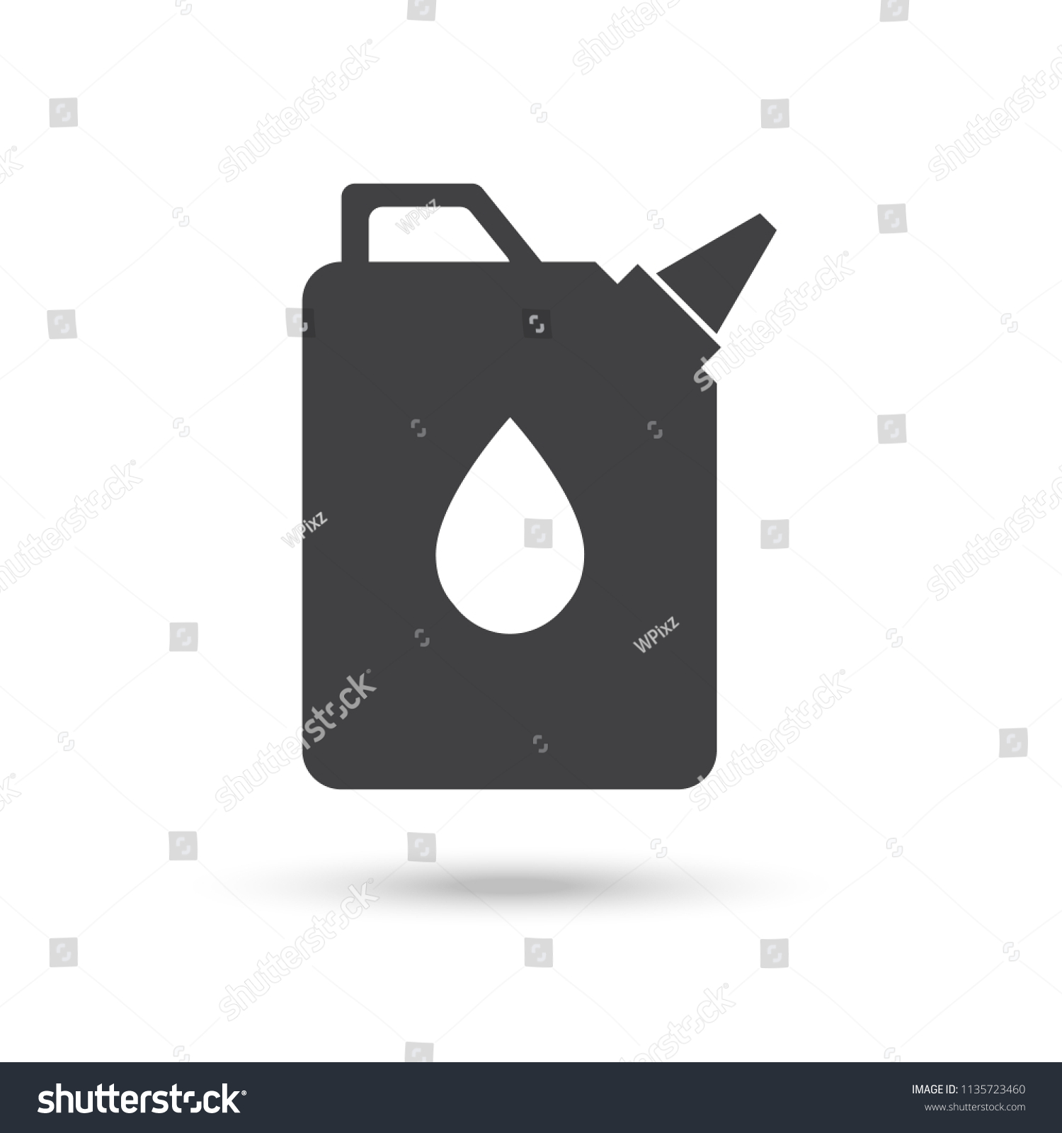 Engine Oil Icon Simple Element Illustration Stock Vector (Royalty Free ...
