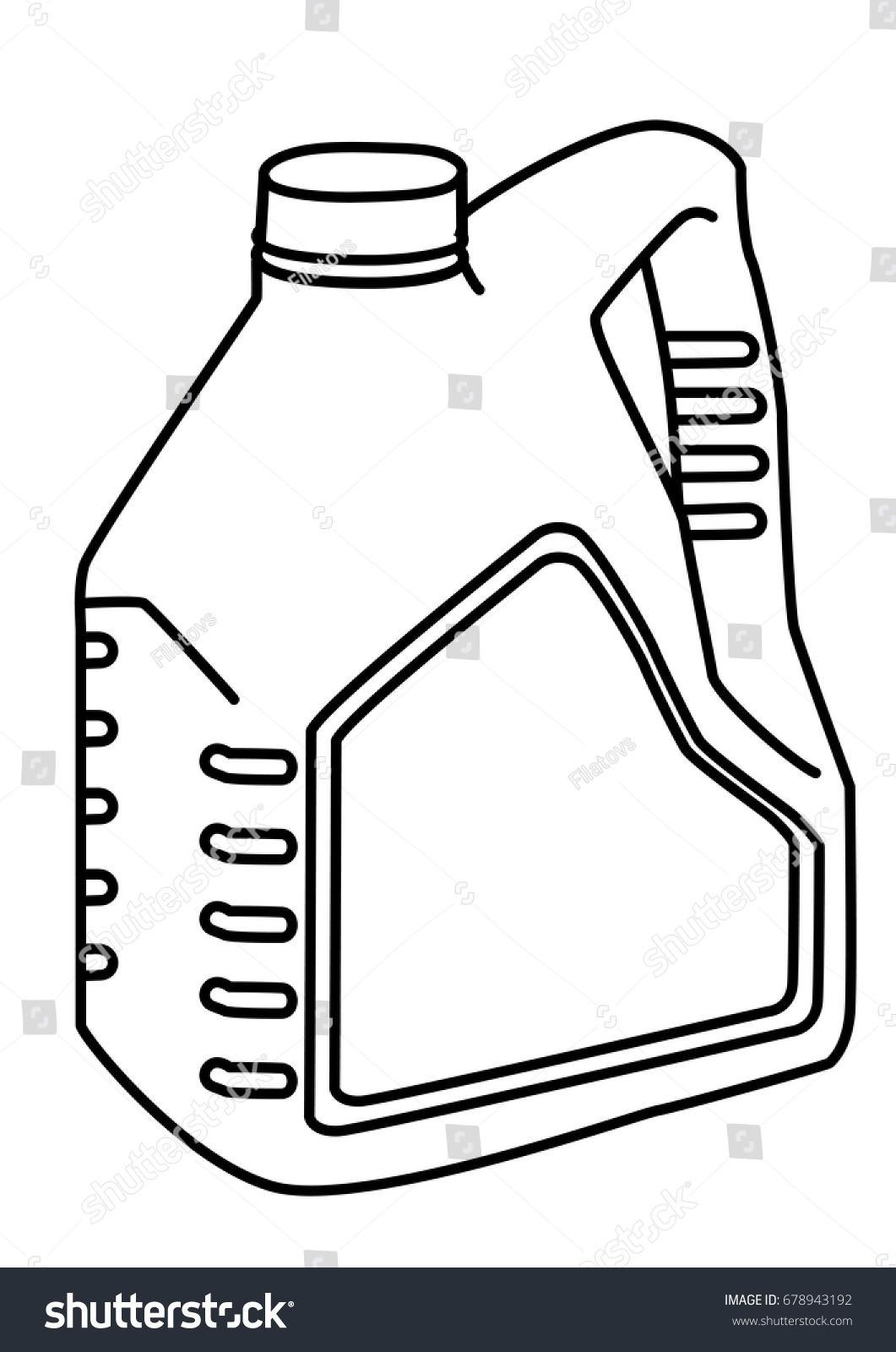 Engine Oil Outline Icon Stock Vector (Royalty Free) 678943192