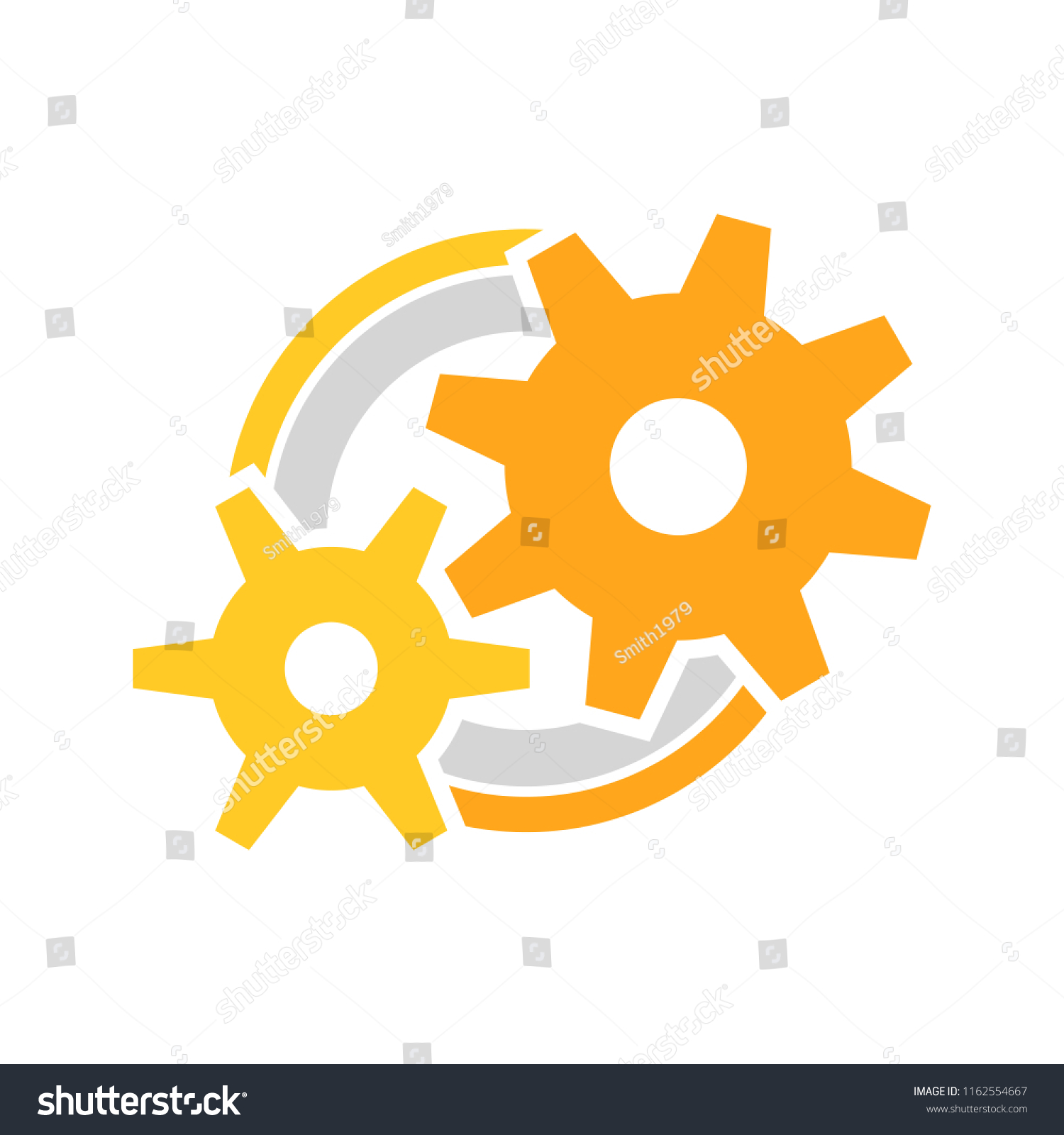 Engineer Cog Wheels Setup Symbol Logo Stock Vector (Royalty Free ...