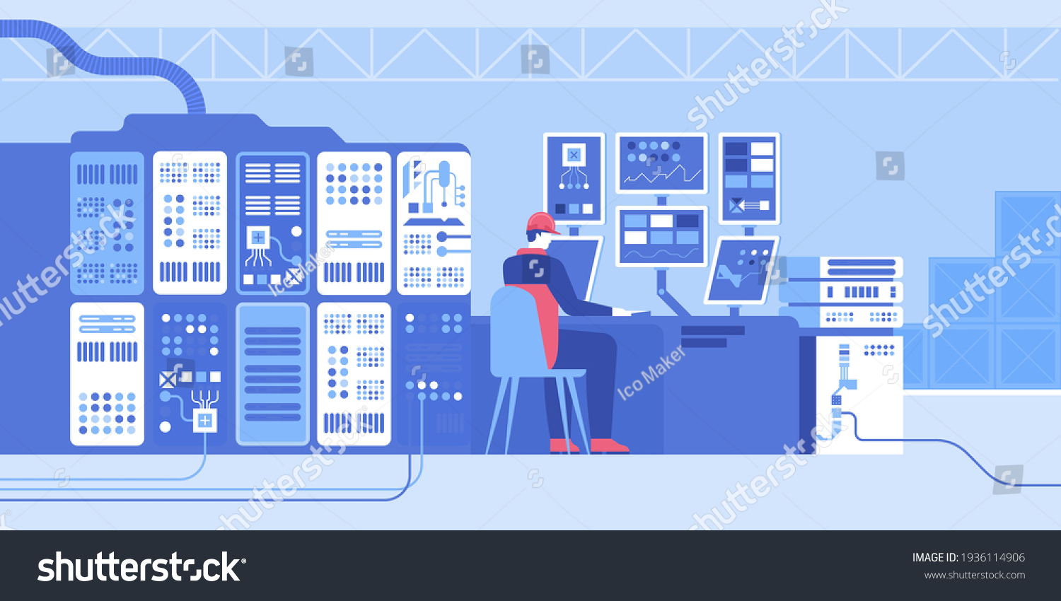 21,342 Control room Stock Vectors, Images & Vector Art | Shutterstock