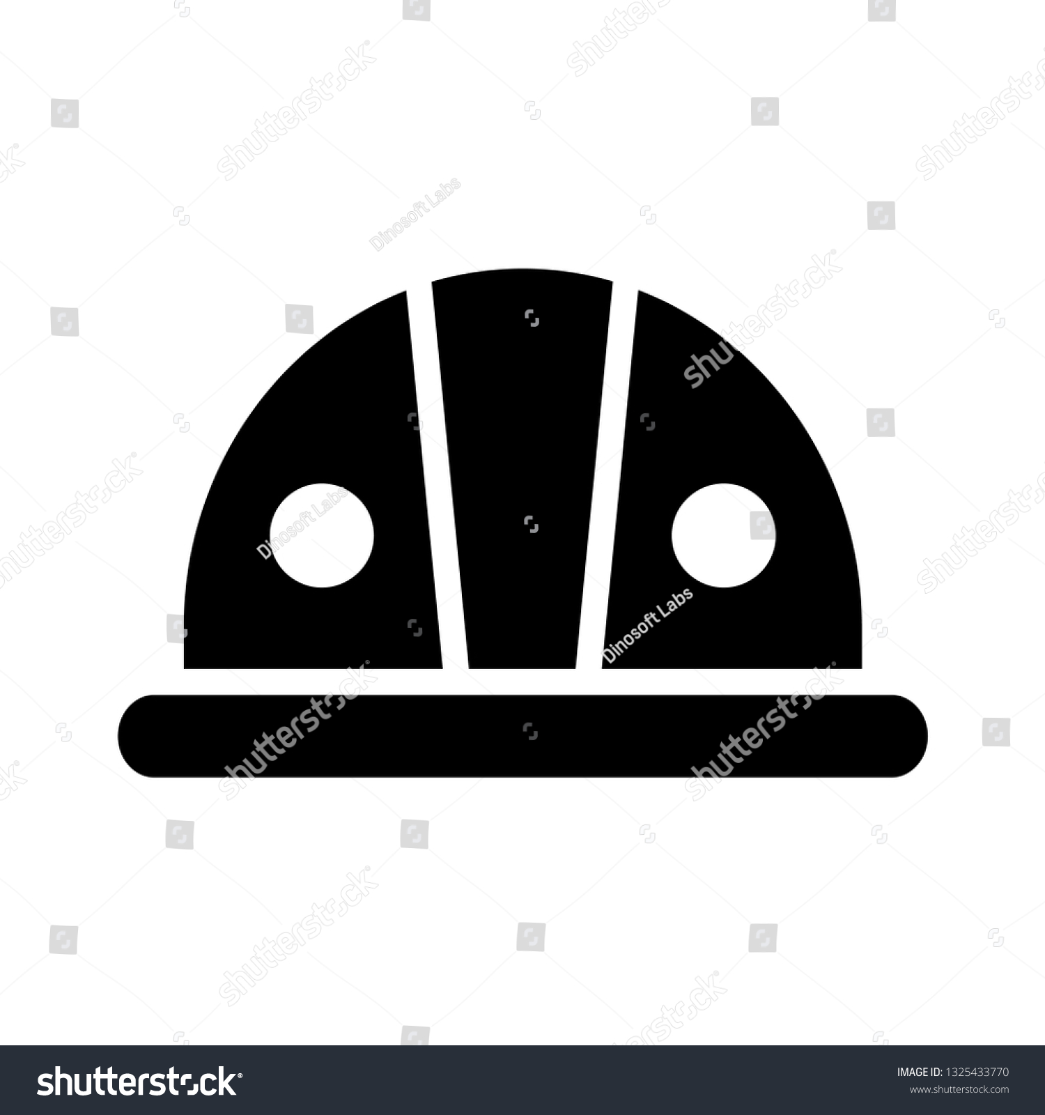 Engineer Safety Helmet Stock Vector (Royalty Free) 1325433770 ...