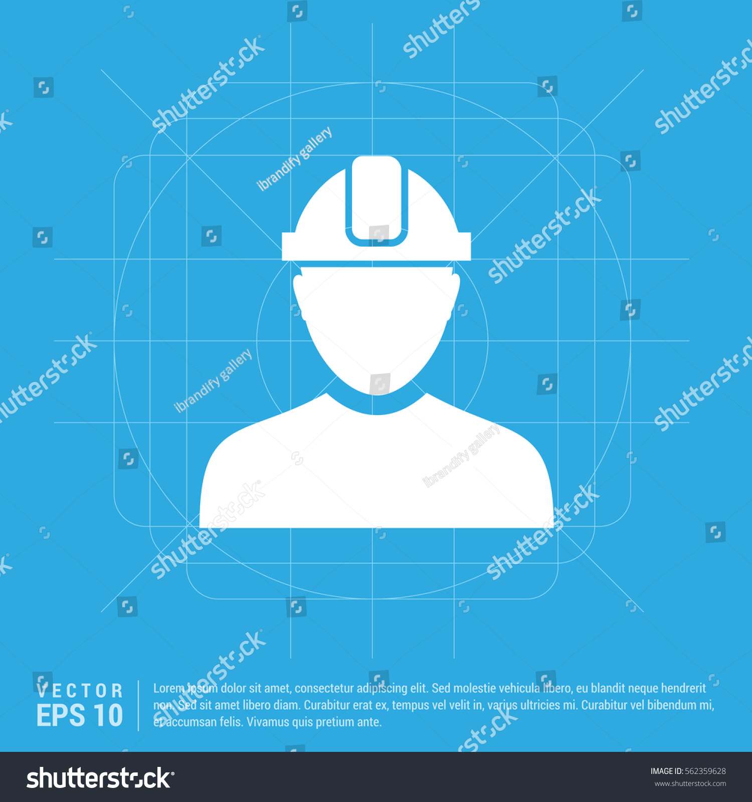 Engineer User Icon Stock Vector (Royalty Free) 562359628 | Shutterstock