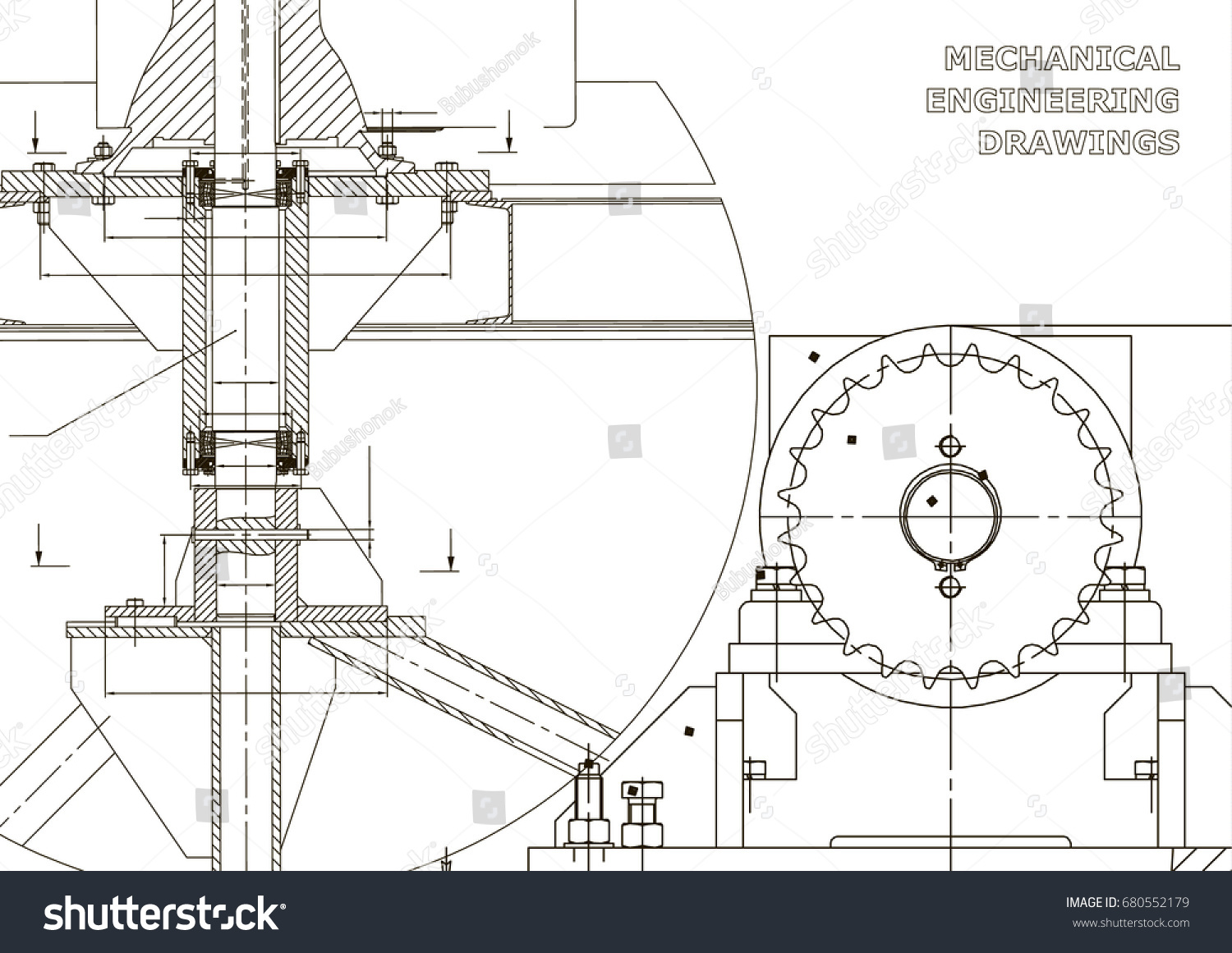 Engineering Backgrounds Mechanical Engineering Drawings Blueprints ...