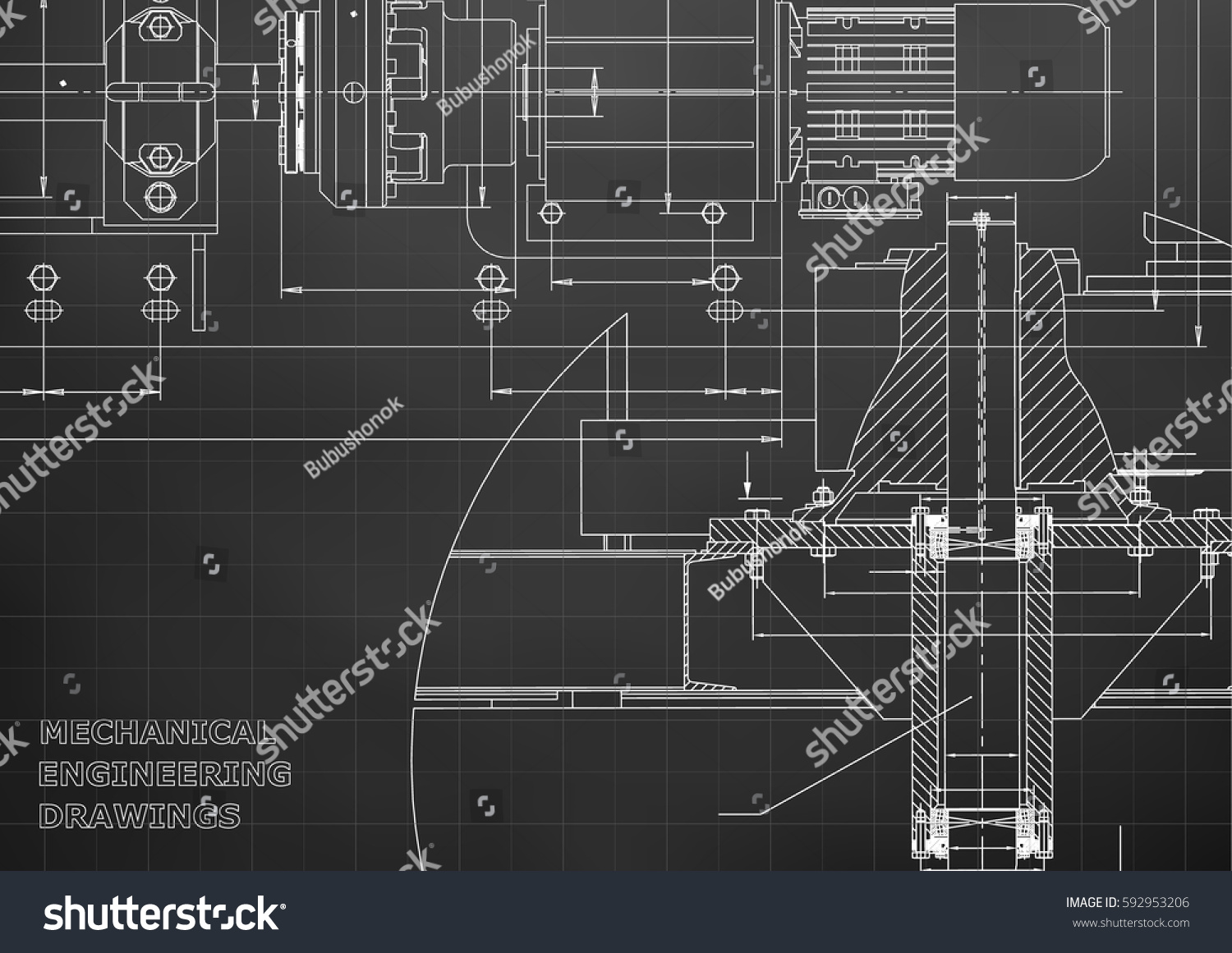 「Engineering Backgrounds Mechanical Engineering Drawings Technical」の ...