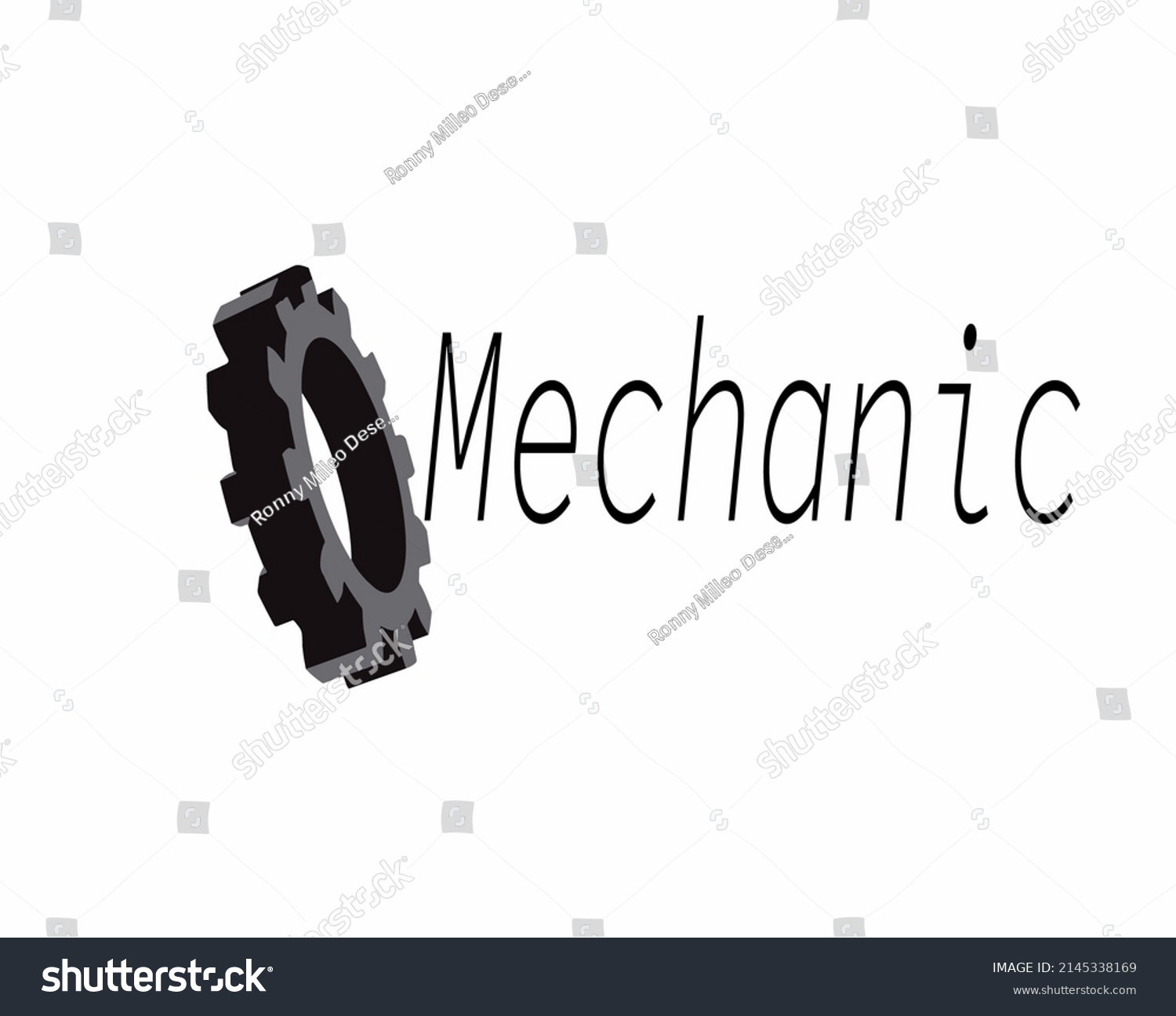 Engineering Gear Logo Vector Design Vector Stock Vector (Royalty Free ...