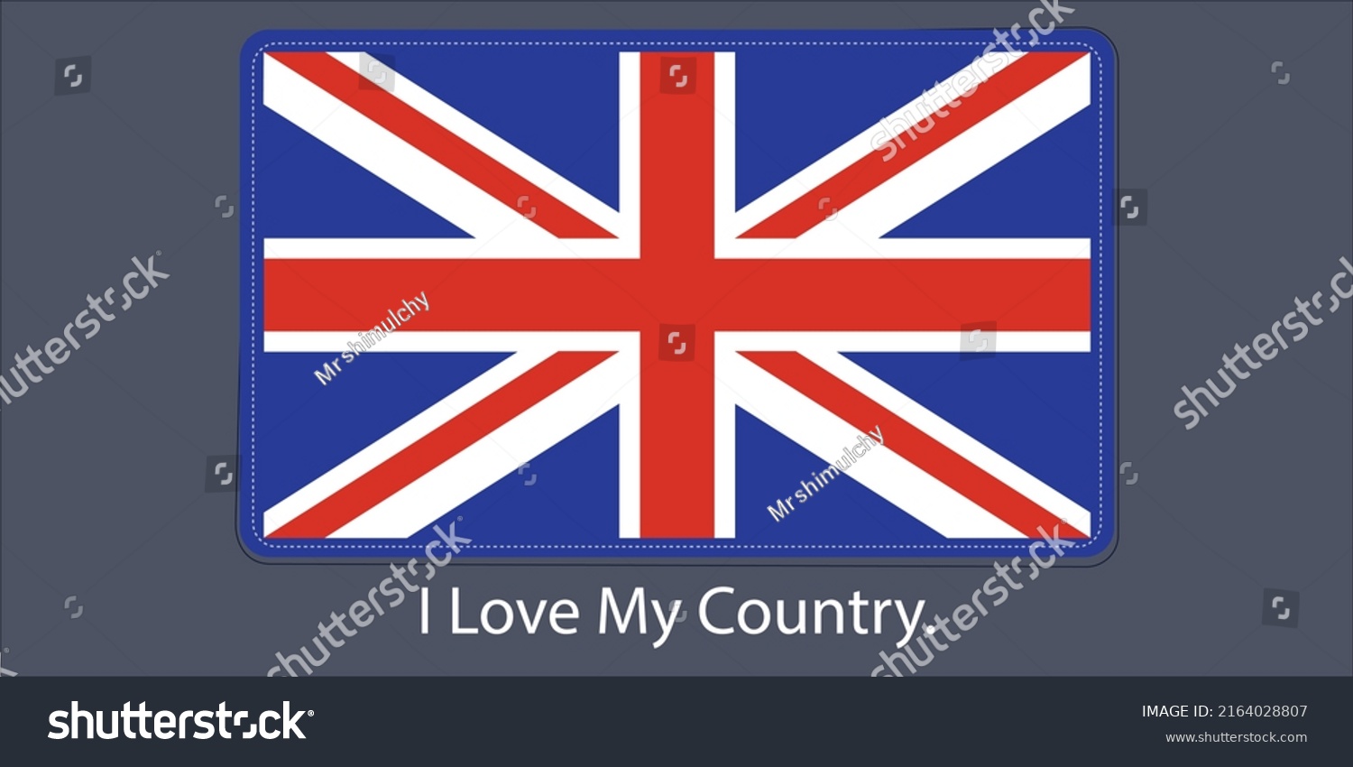 England Flag New Simple Corner Vector Stock Vector (Royalty Free ...
