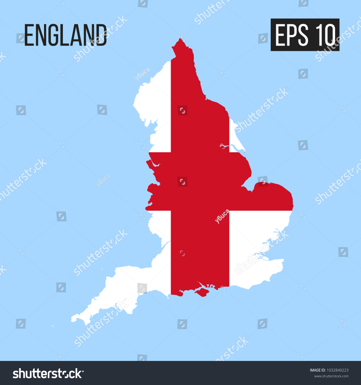 England Map Border Flag Vector Eps10 Stock Vector (Royalty Free ...