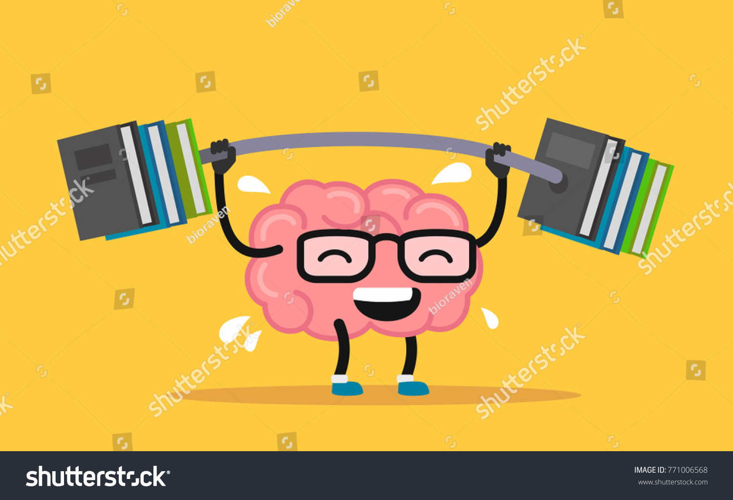 Enjoyable Education Brain Cartoon Training Vector Stock Vector (Royalty ... Enjoyable Education Brain Cartoon Training Vector Stock Vector (Royalty ...