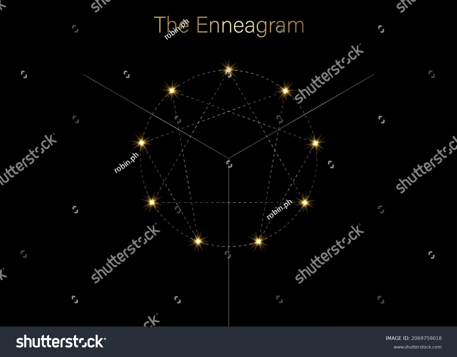Enneagram Icon Golden Luxury Sacred Geometry Stock Vector (Royalty Free ... Enneagram Icon Golden Luxury Sacred Geometry Stock Vector (Royalty Free ...