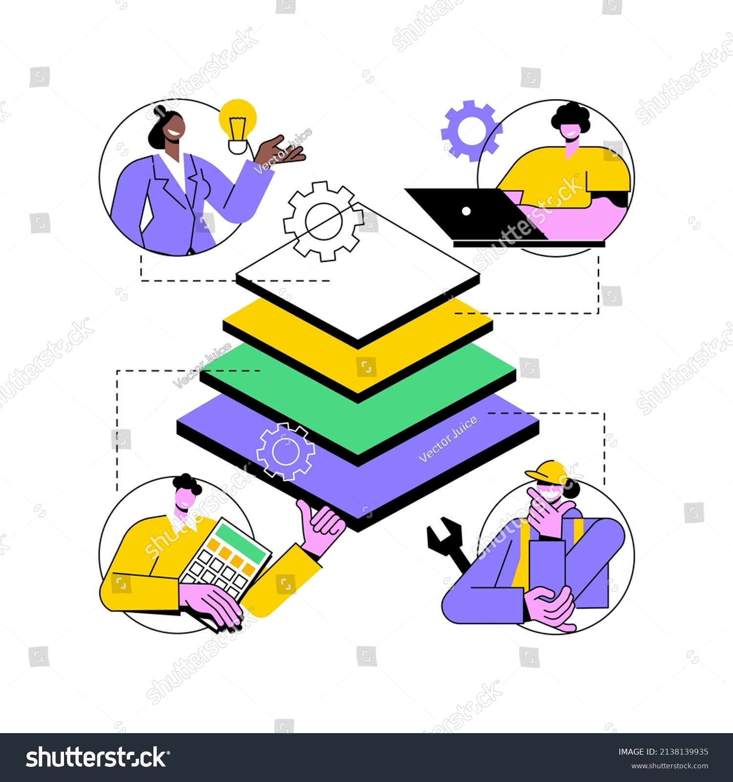 Enterprise Architecture Abstract Concept Vector Illustration Stock ...