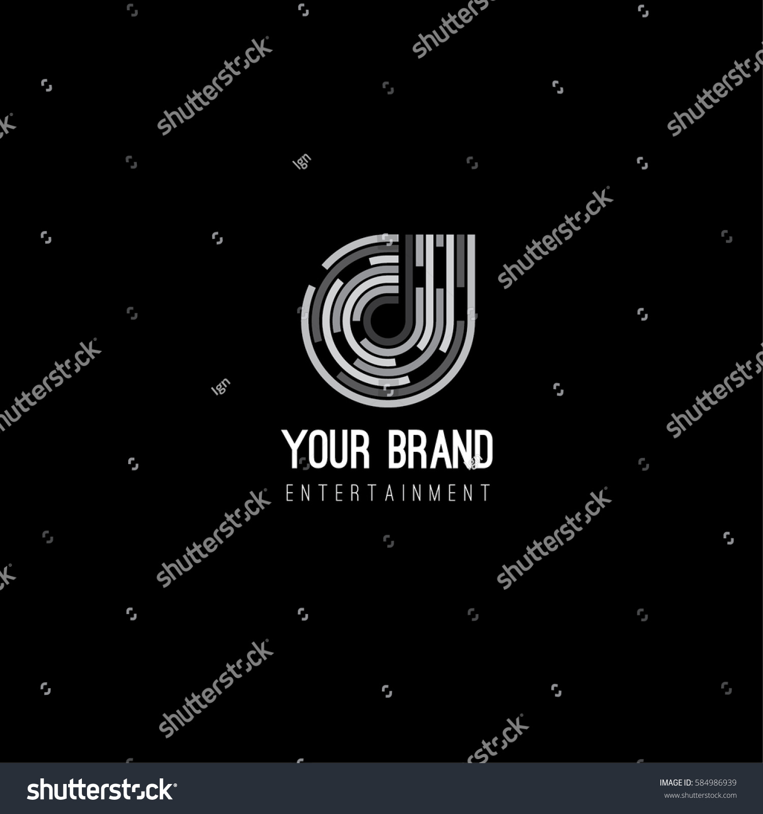 Entertainment Vector Logo Design Template Stock Vector (Royalty Free) 584986939 | Shutterstock