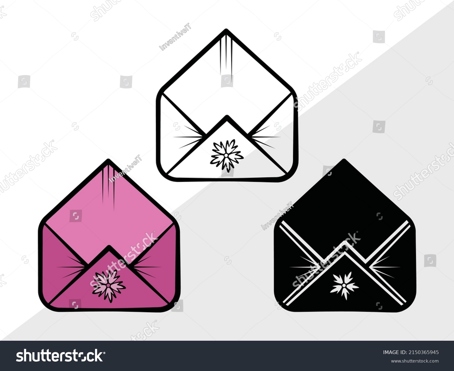 Envelope Clipart Printable Vector Illustration Stock Vector (Royalty ...