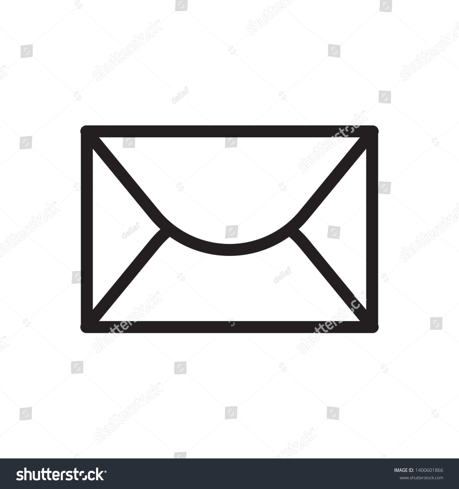 Envelope Icon Symbol Sign Vector Eps Stock Vector (Royalty Free ...