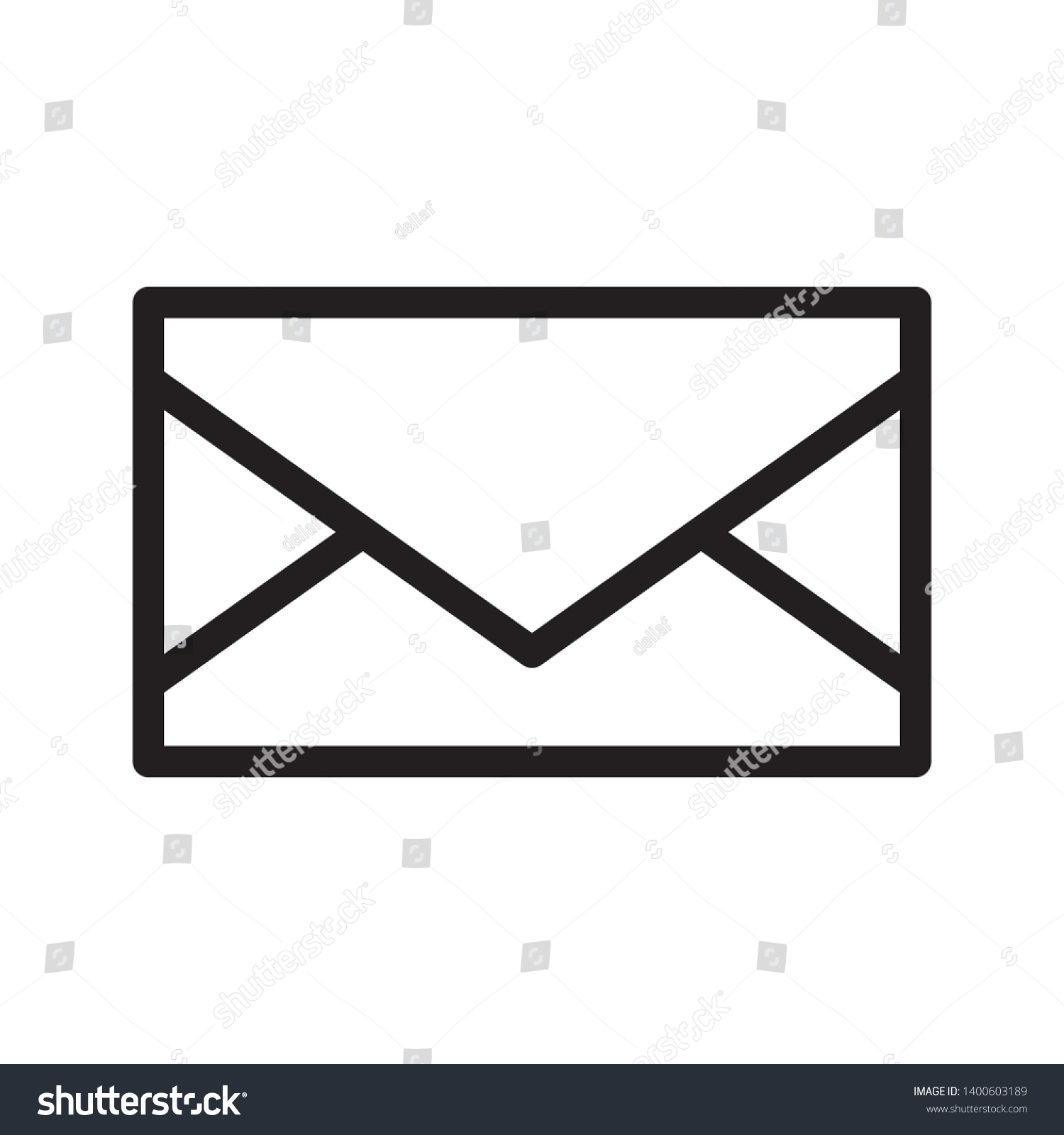 Envelope Icon Symbol Sign Vector Eps Stock Vector (Royalty Free ...