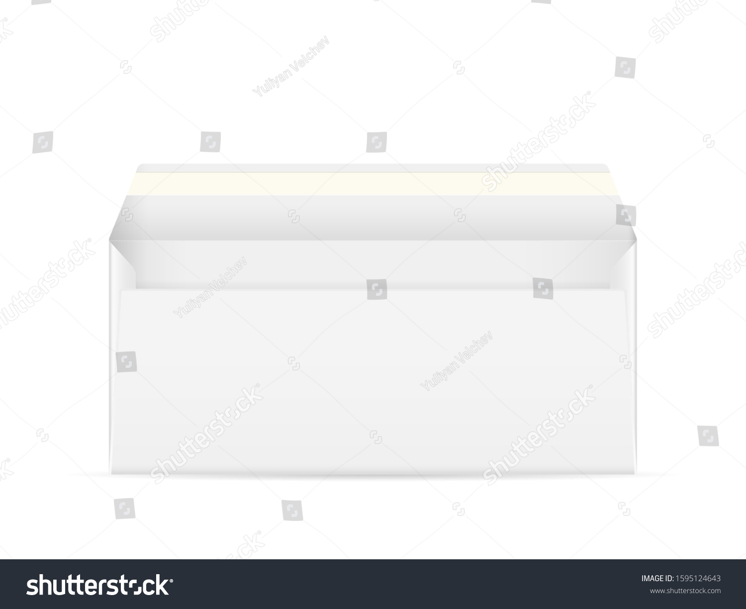 Envelope On White Background Vector Illustration Stock Vector (Royalty ...