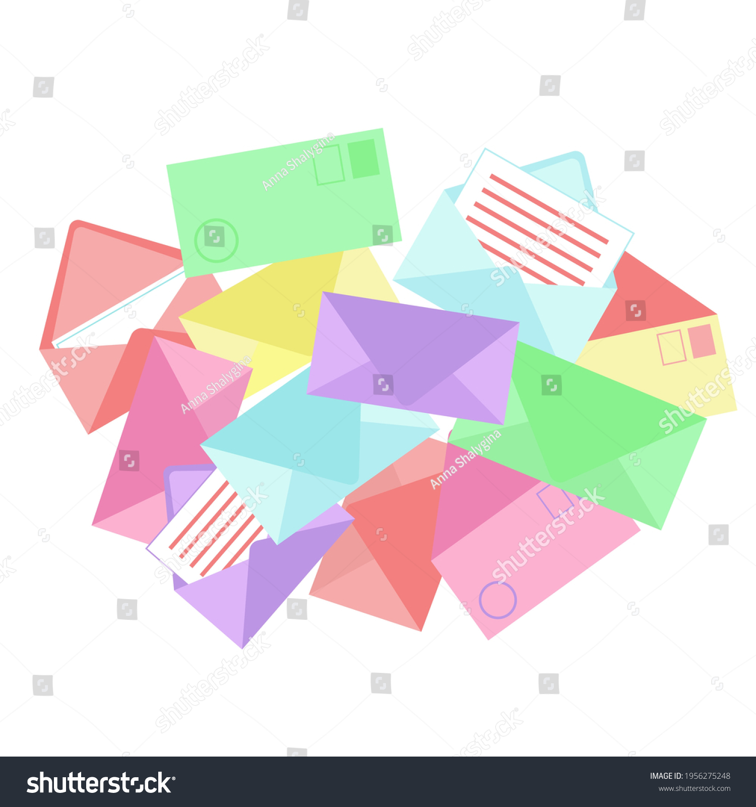 7,808 Stack of mail Stock Vectors, Images & Vector Art | Shutterstock