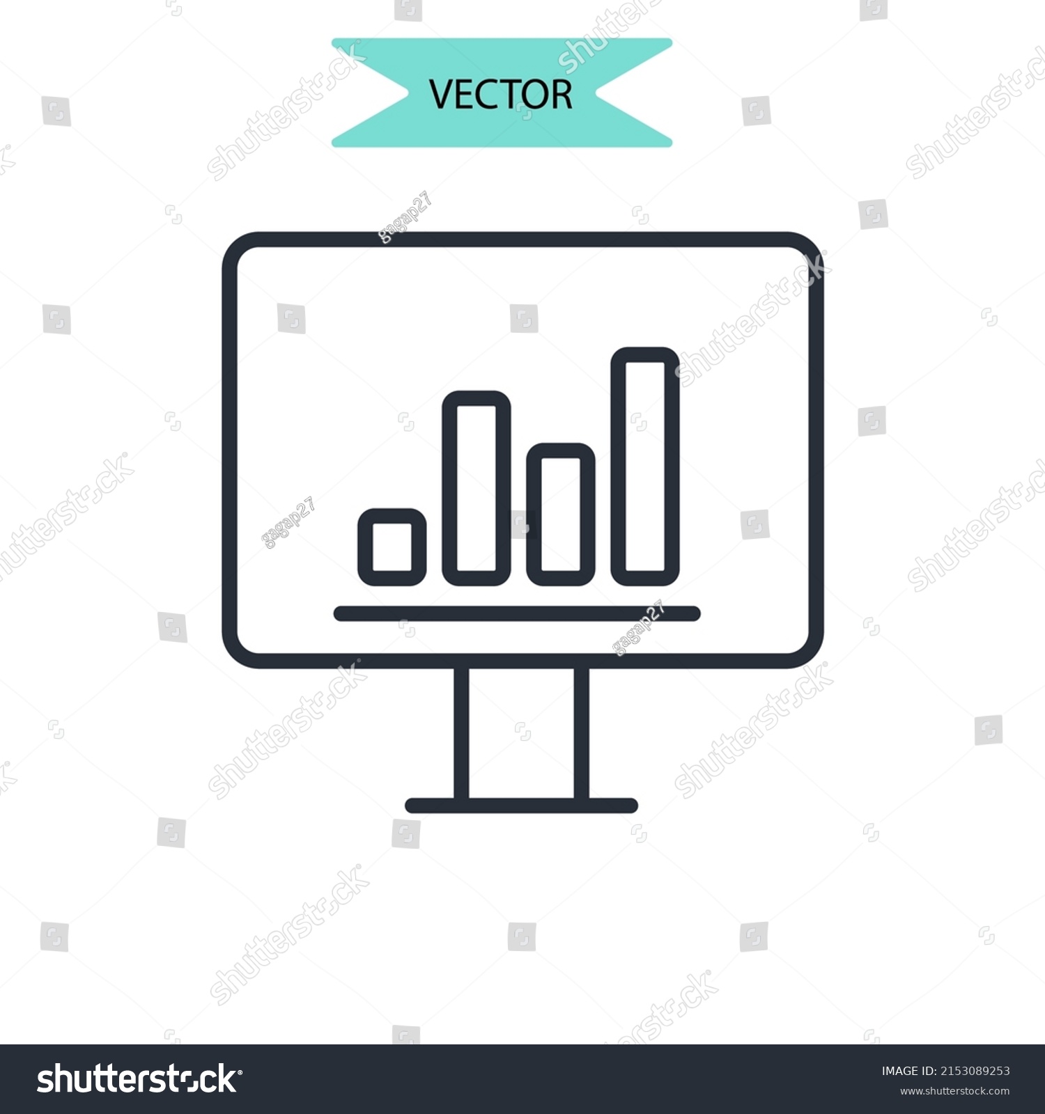 Environment Analysis Icons Symbol Vector Elements Stock Vector (Royalty ...