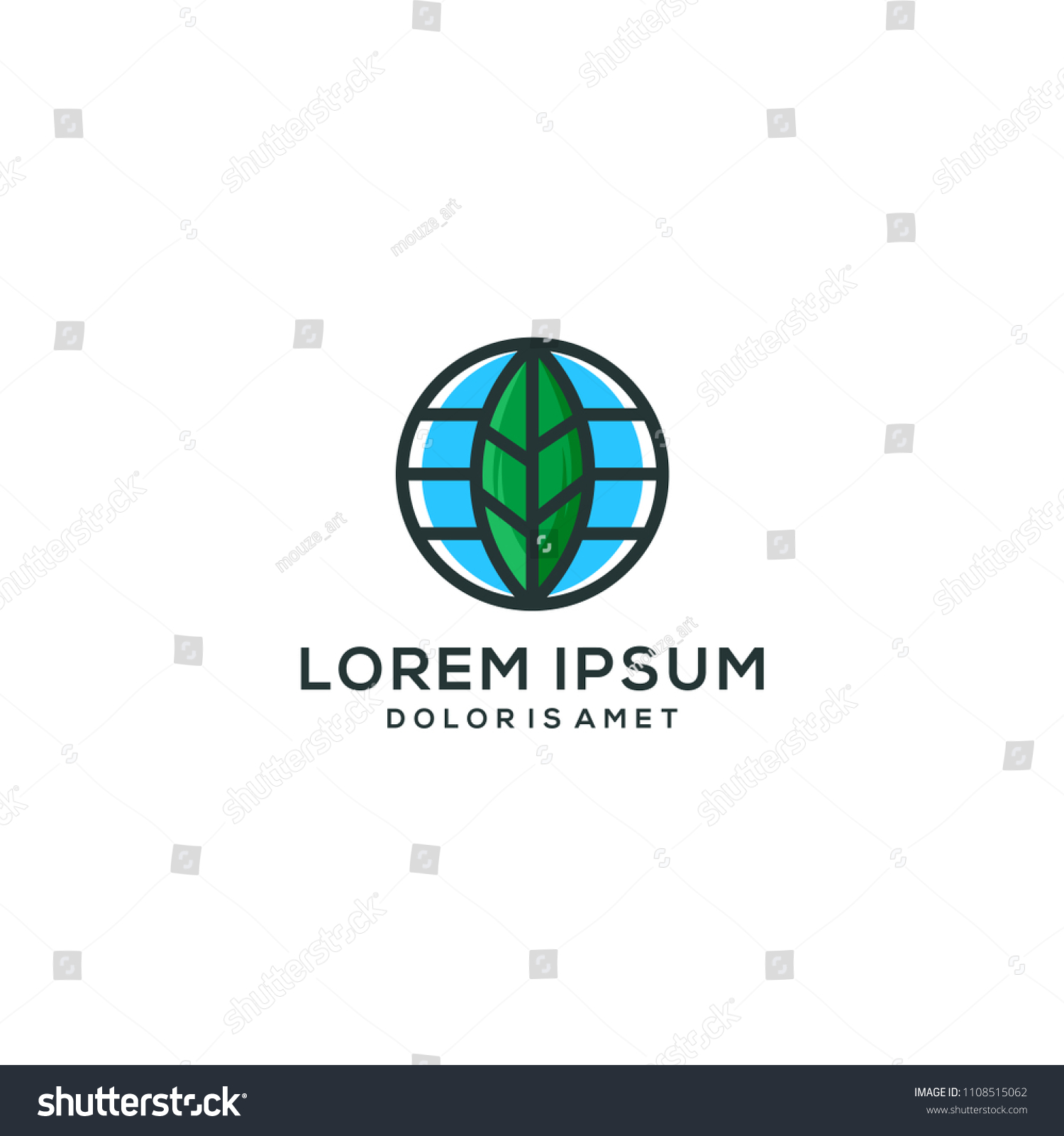 Environment Logo Template Vector Illustration Stock Vector (Royalty ...