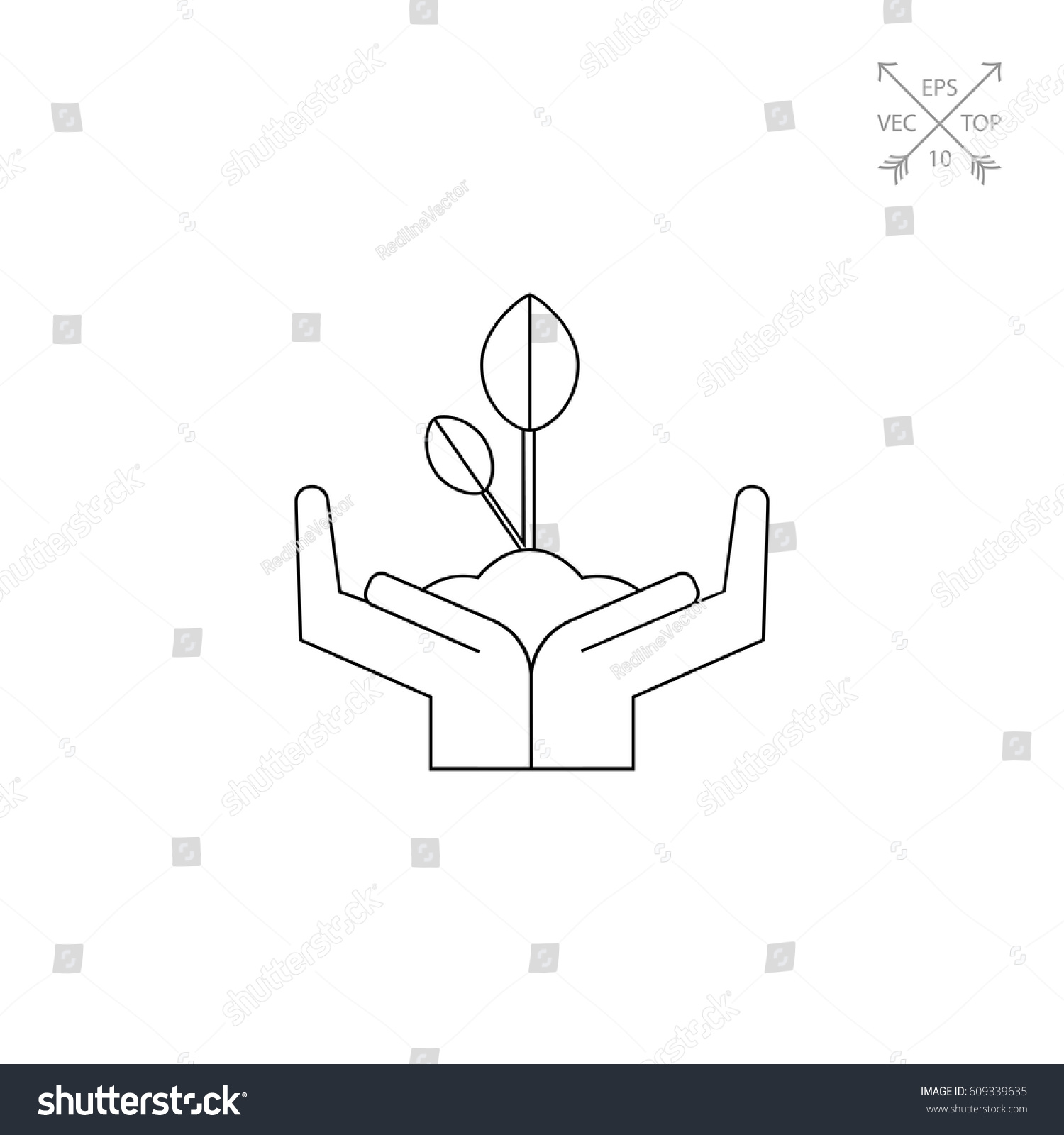 Environmental Protection Icon Stock Vector (Royalty Free) 609339635 ...