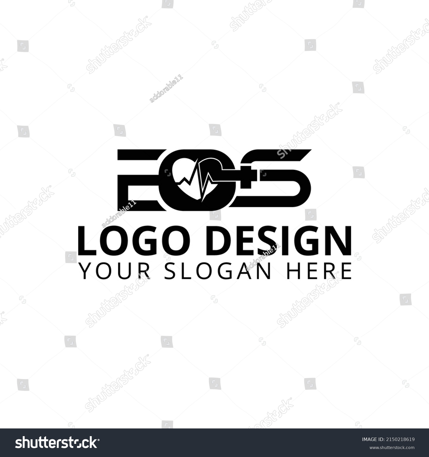 Eos Logo Design Professional Logo Stock Vector (Royalty Free ...