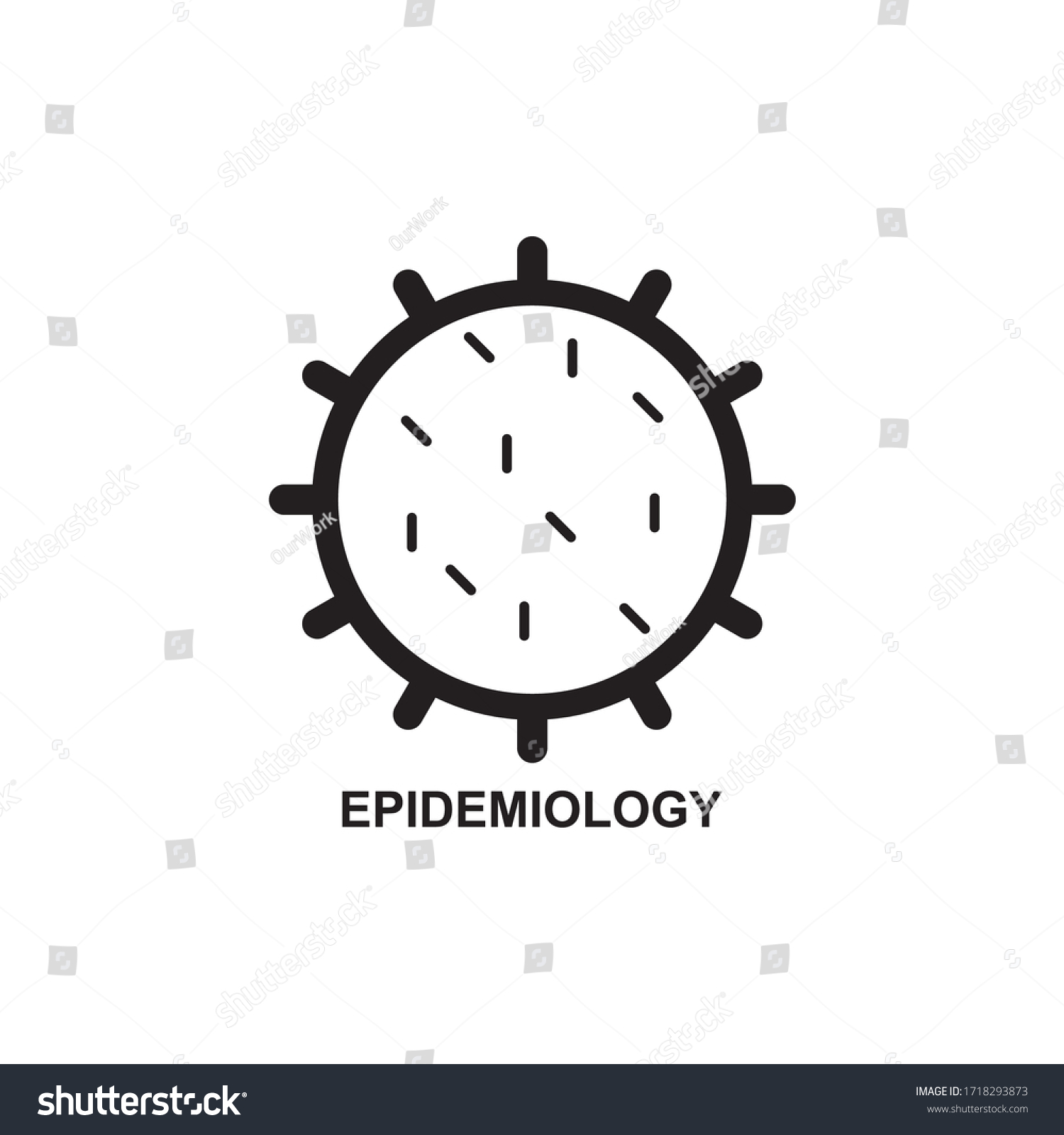 ICONO DE EPIDEMIOLOGÍA , VECTOR DE: vector de stock (libre de regalías ...