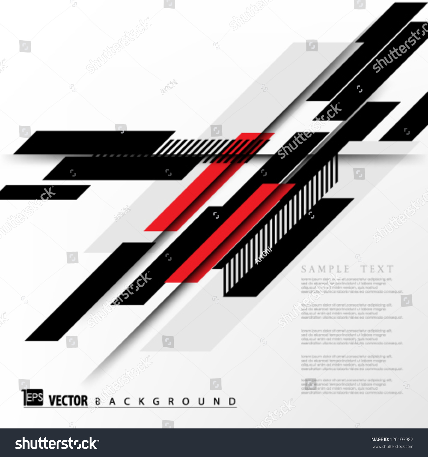 Eps10 Vector Abstract Slant Shapes Background Stock Vector (Royalty ...