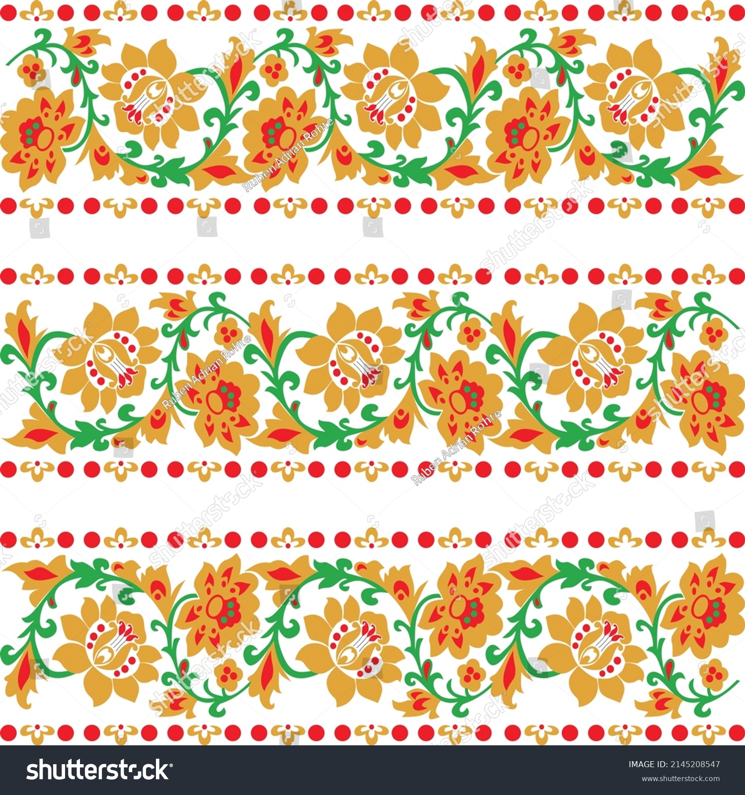 Eps Vector Russian Design Pattern Embroidery Stock Vector (Royalty Free ...