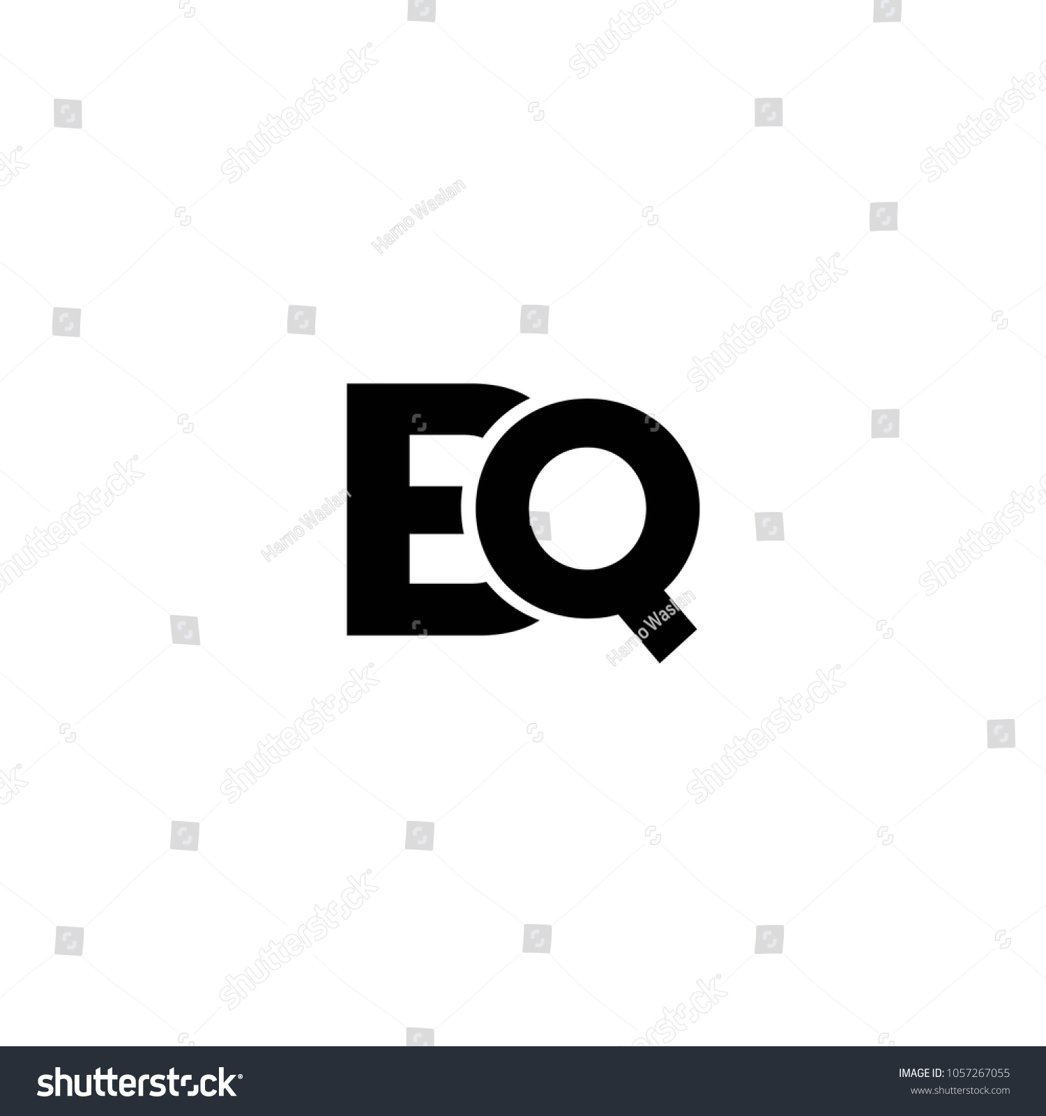 Eq Letter Logo Vector Stock Vector (Royalty Free) 1057267055 | Shutterstock