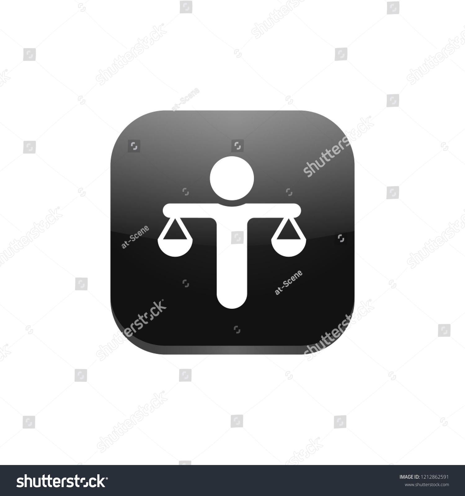 Equality App Icon Stock Vector (Royalty Free) 1212862591 | Shutterstock