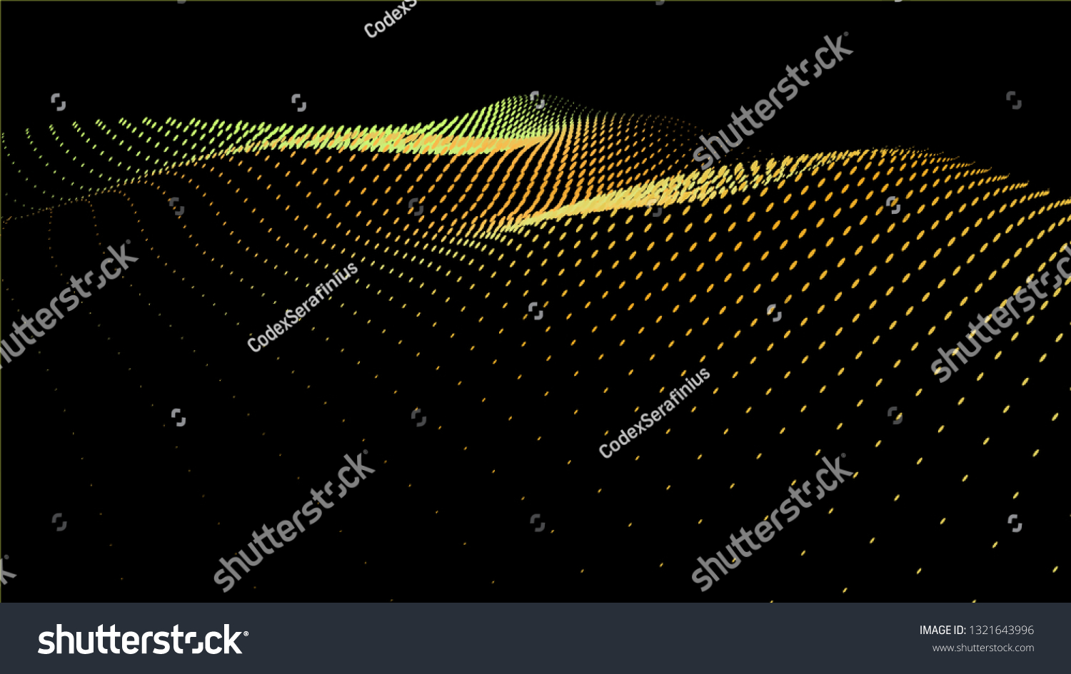 Equalizer Visualization Waves Vector Concept Abstract Stock Vector ...