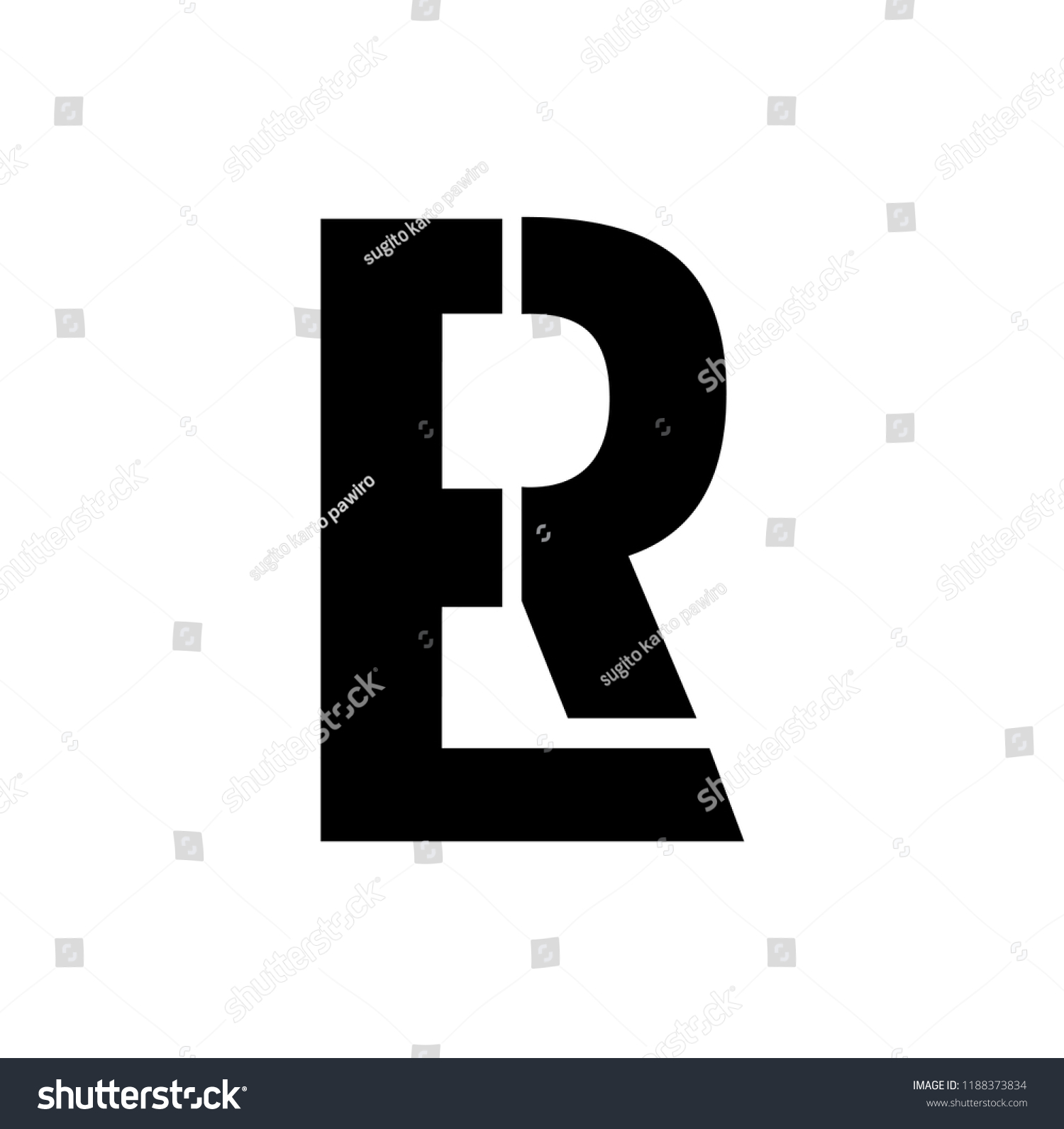 Er Letter Vector Logo Stock Vector (Royalty Free) 1188373834 | Shutterstock