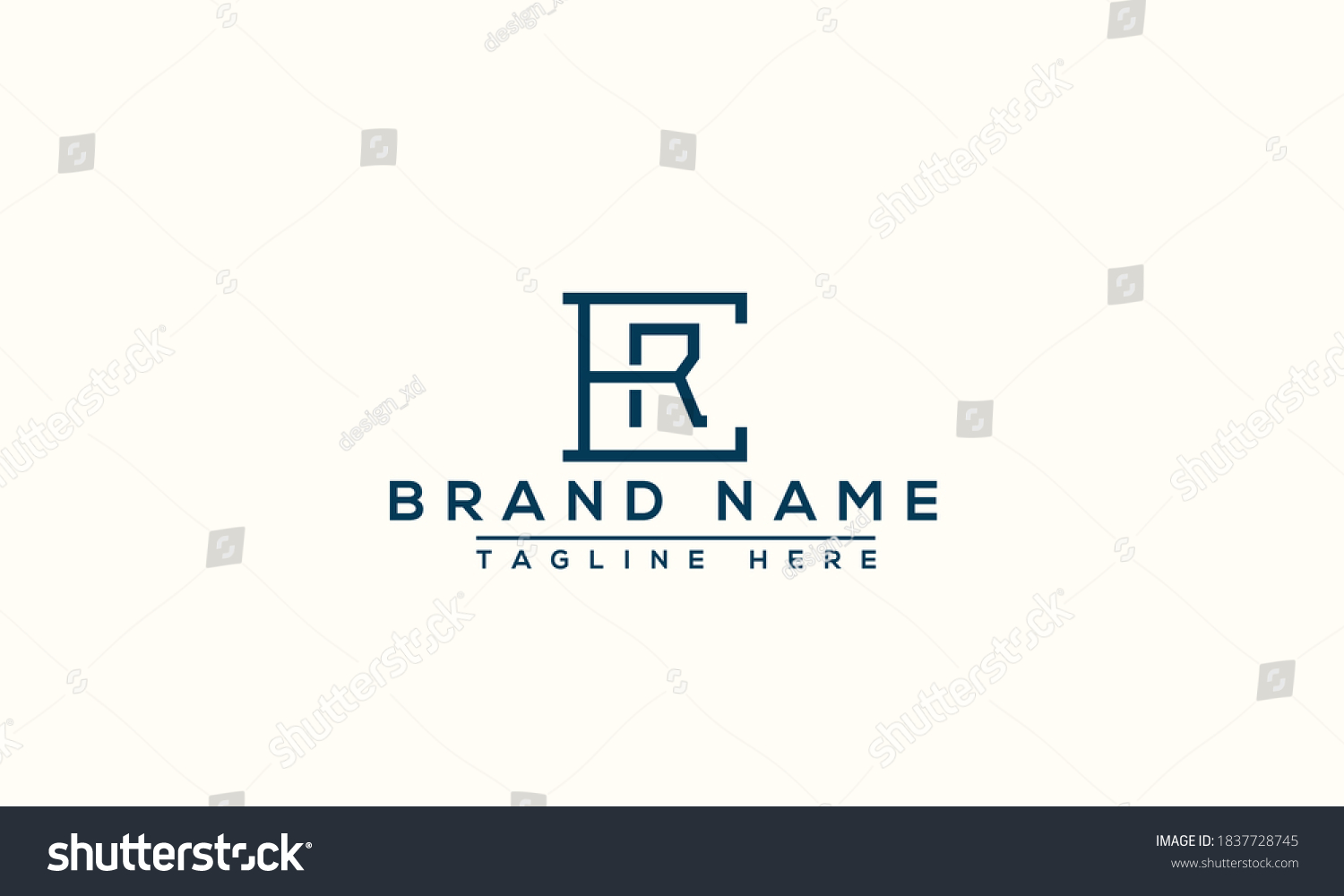Er Logo Design Template Vector Graphic: เวกเตอร์สต็อก (ปลอดค่าลิขสิทธิ์ ...