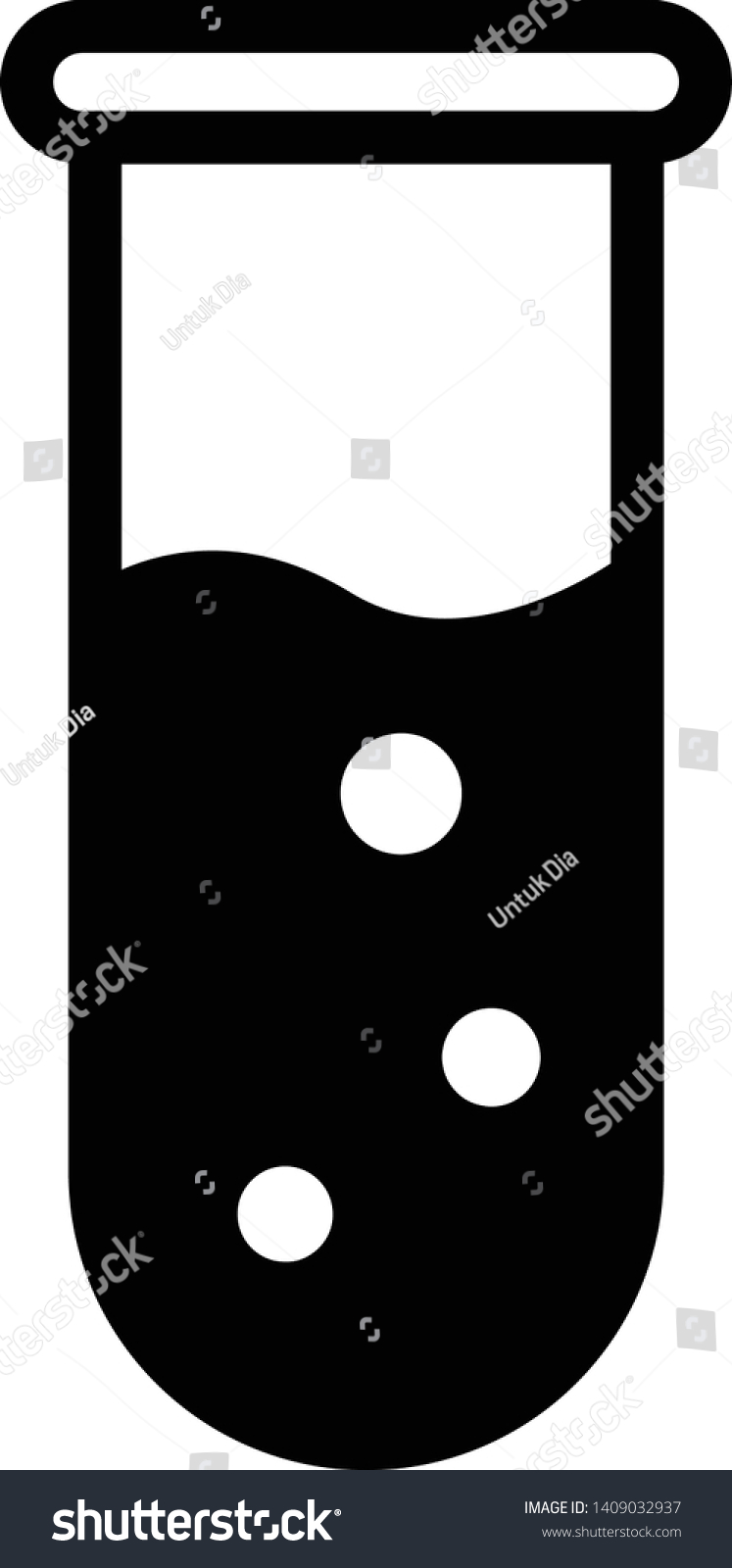Erlenmeyer Flask Icon Vector Illustration Logo Stock Vector (Royalty ...