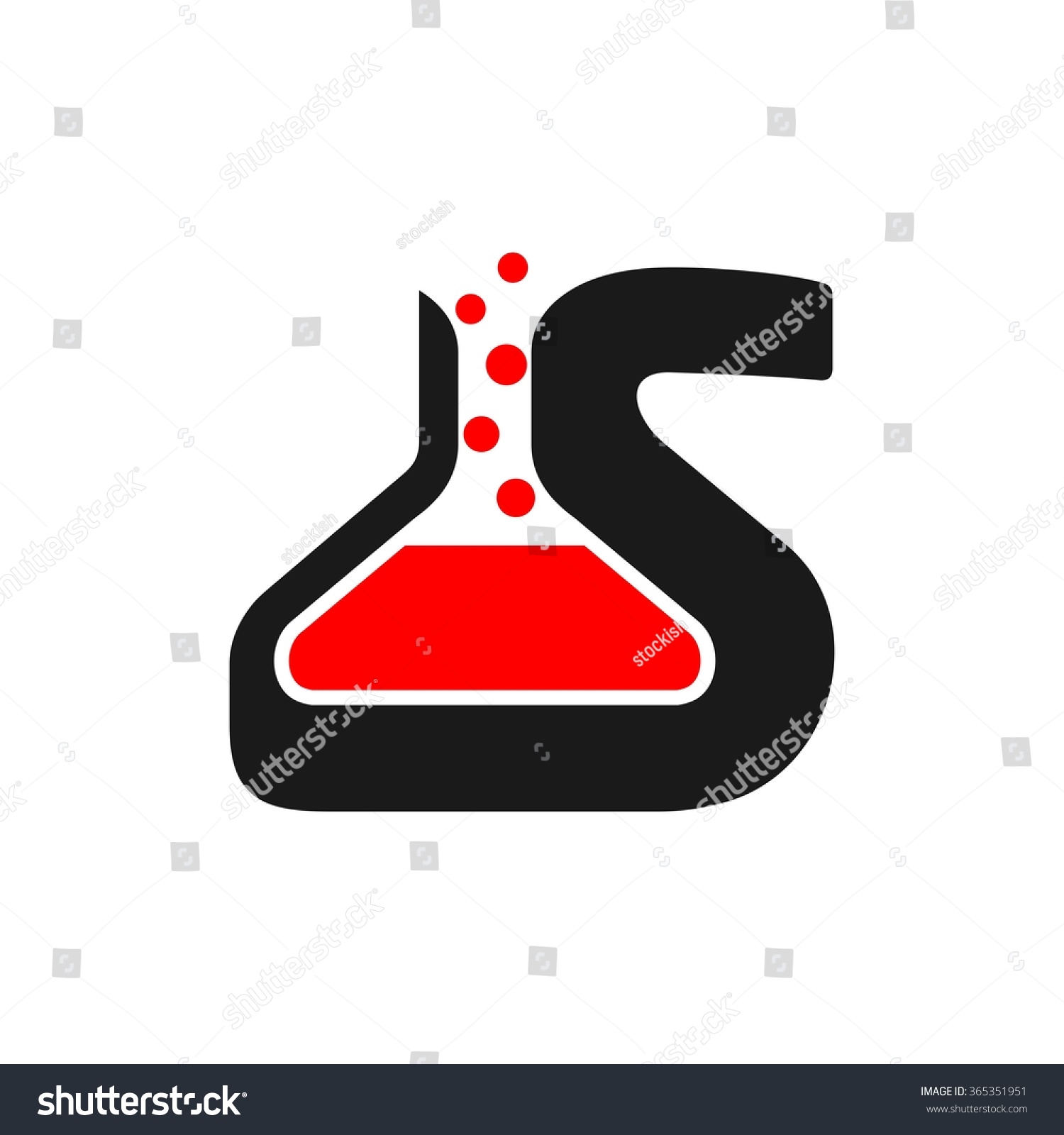 Erlenmeyer Logo Vector Stock Vector (Royalty Free) 365351951 | Shutterstock