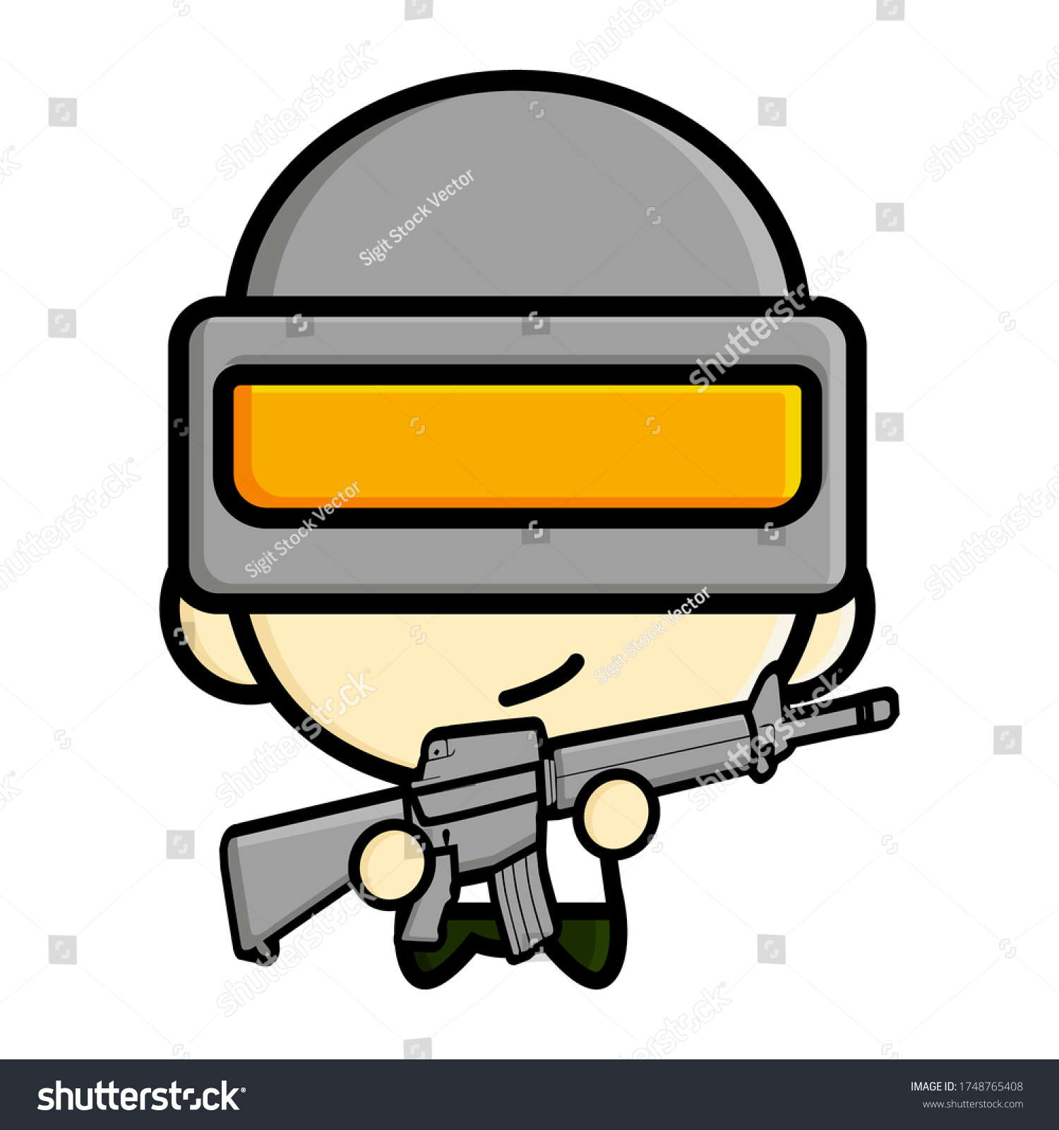 Esport Logo Battle Helmet Vector Stock Vector (Royalty Free) 1748765408 ...