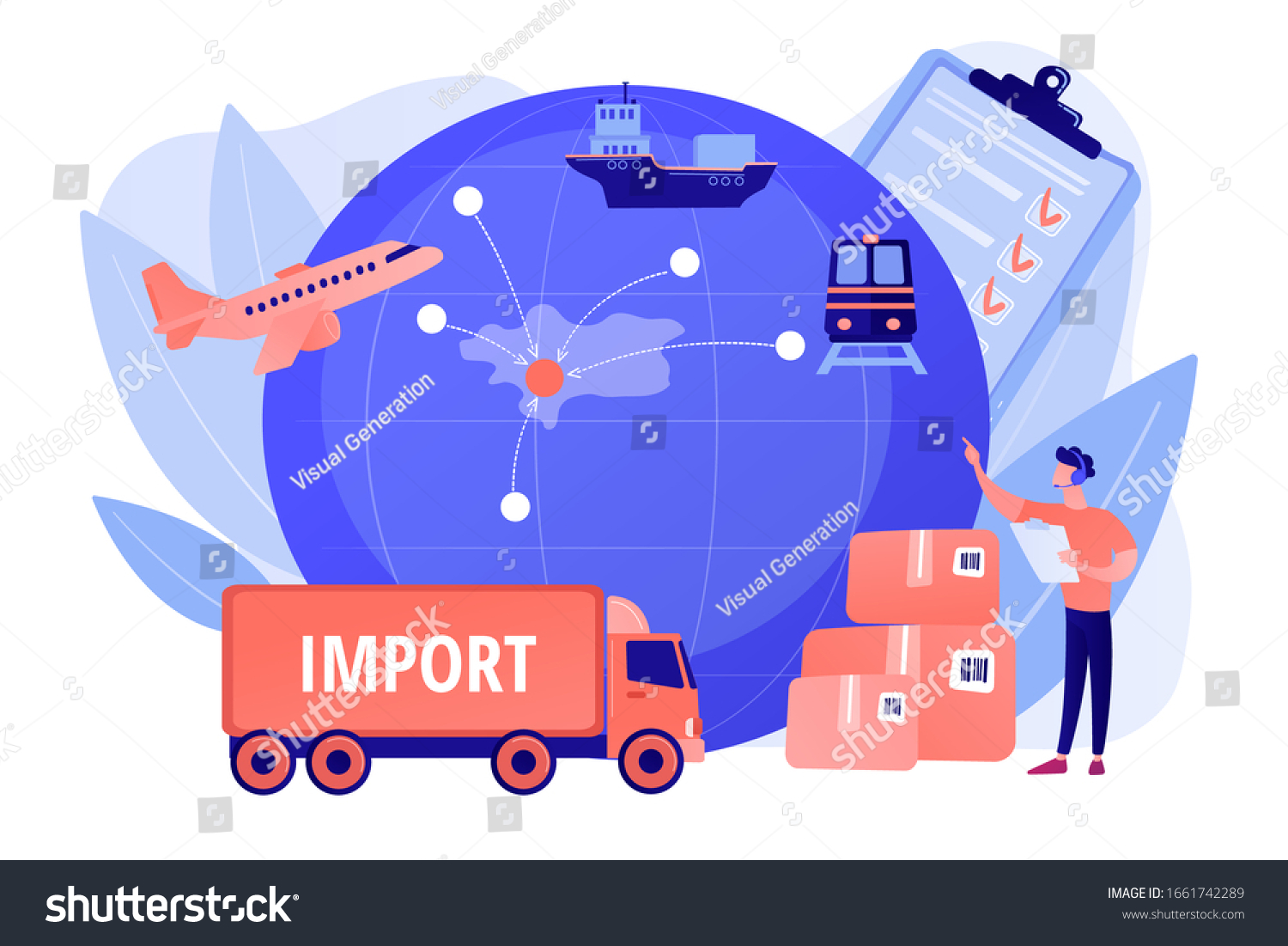 Established International Trade Routes Selling Goods Stock Vector ... Established International Trade Routes Selling Goods Stock Vector ...