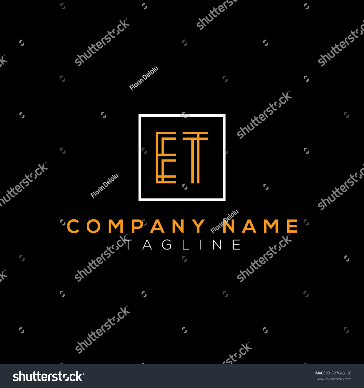 Et Logo Stock Vector (Royalty Free) 527045128 | Shutterstock