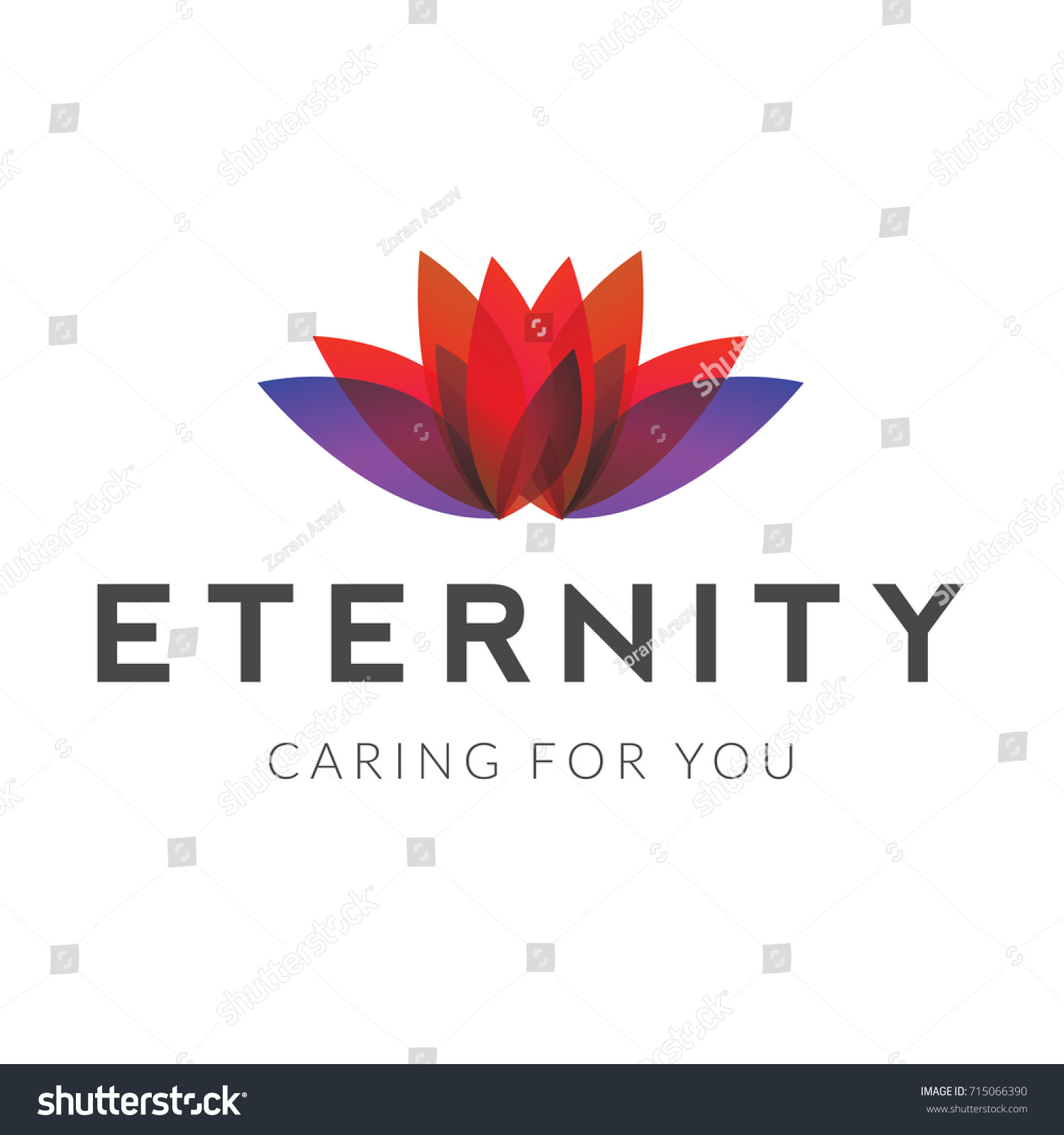 Eternity Logo Vector Illustration Stock Vector (Royalty Free) 715066390