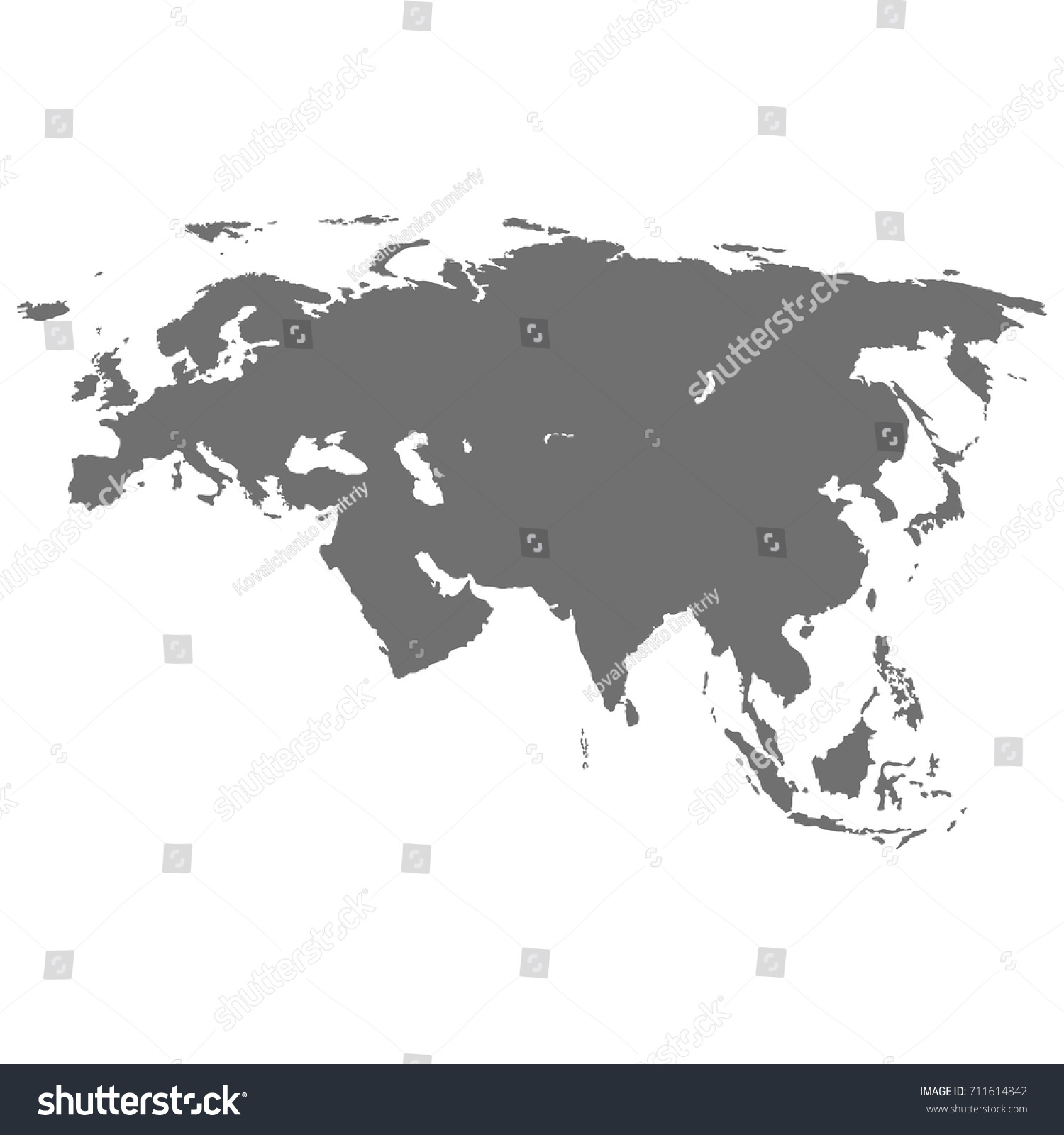 Eurasia Vector Stock Vector (Royalty Free) 711614842