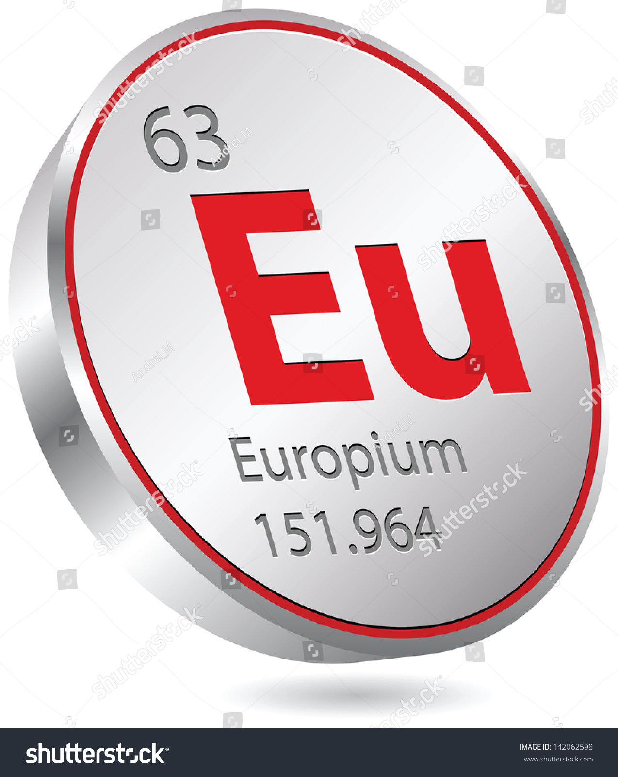 Europium Element Stock Vector (Royalty Free) 142062598 | Shutterstock