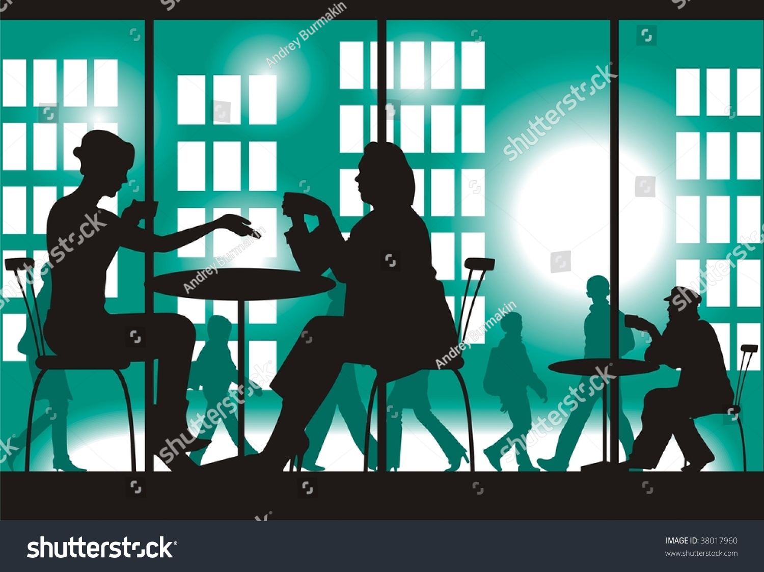Evening Supper Vector Cmyk Color Profiles Stock Vector (Royalty Free ...