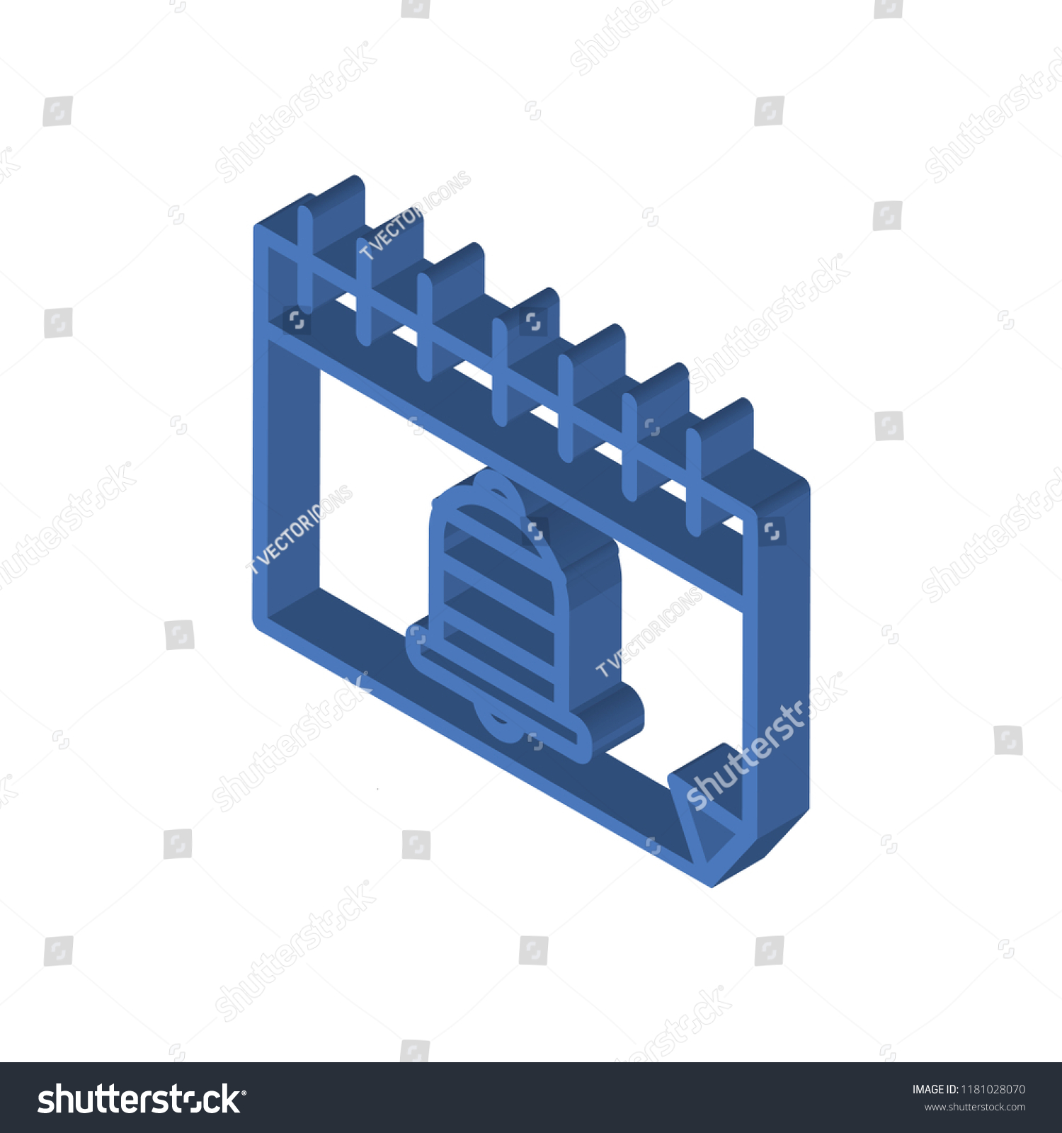 Event Isometric Left Top View 3d Stock Vector (Royalty Free) 1181028070 ...
