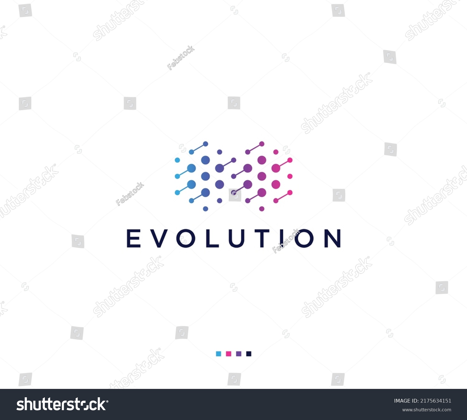 Evolution Dna Logo Stock Vektor Stock Vector (Royalty Free) 2175634151 ...
